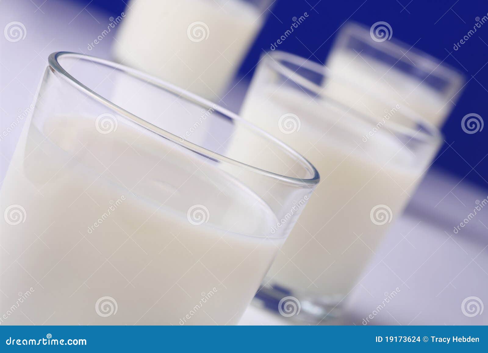 Refreshing milk stock photo. Image of white, blue, glasses - 19173624