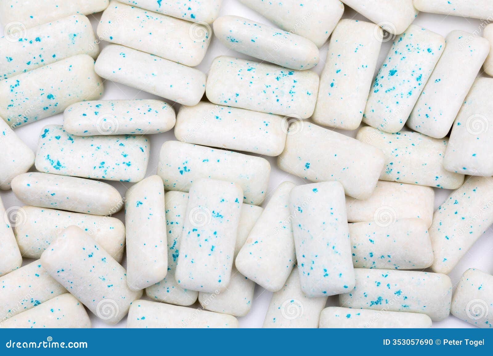 Refreshing Mint Chewing Gum Texture Background for Branding and Design ...