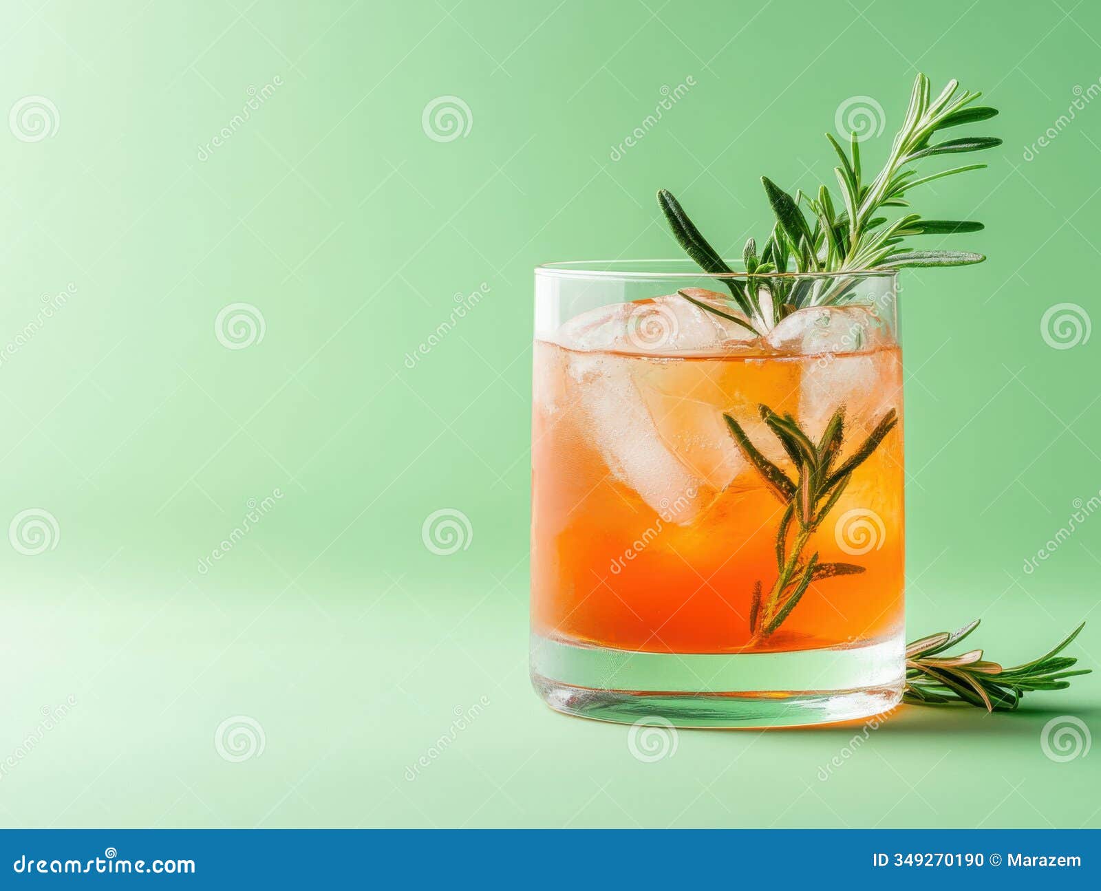 Refreshing Orange Juice In Premium Glass With Studio Lighting And ...