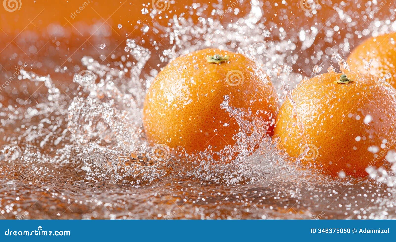 Refreshing Orange Juice In Premium Glass With Studio Lighting And ...