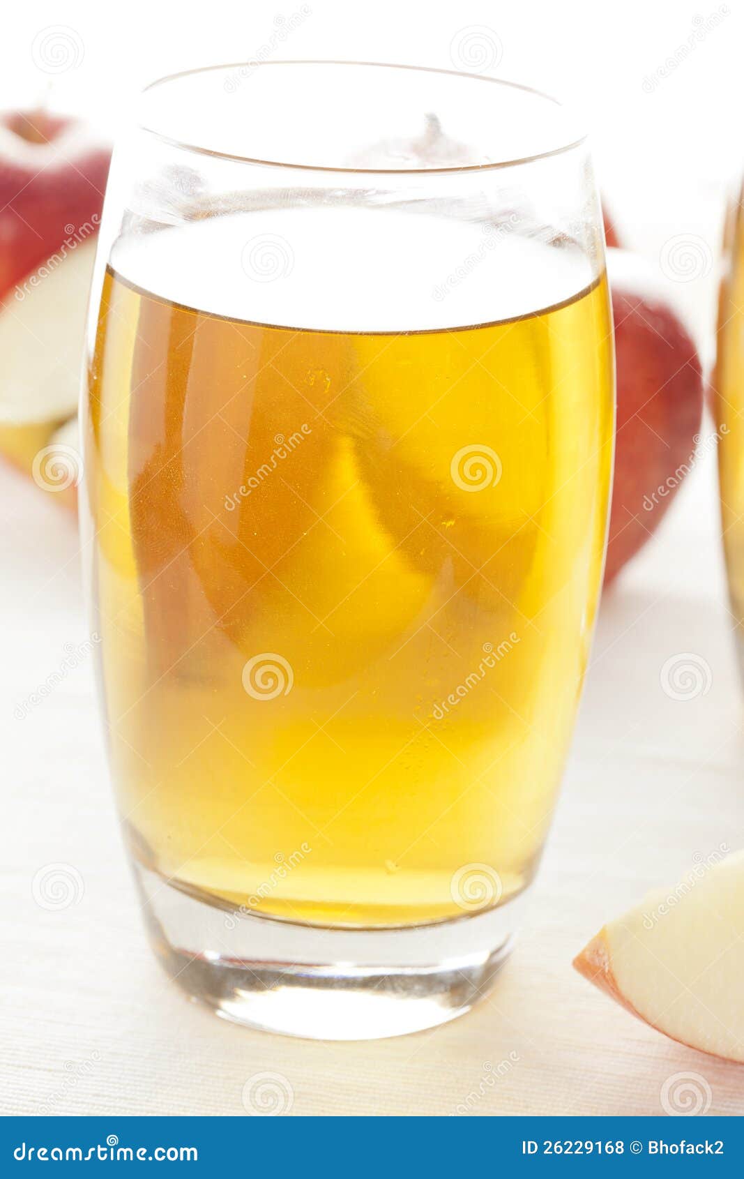 Refreshing Organic Apple Juice Stock Photo - Image of sweet, natural ...