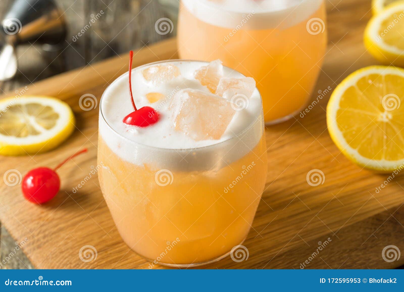 Refreshing Raki Vodka Sour Cocktail Stock Image - Image of sour, anise ...