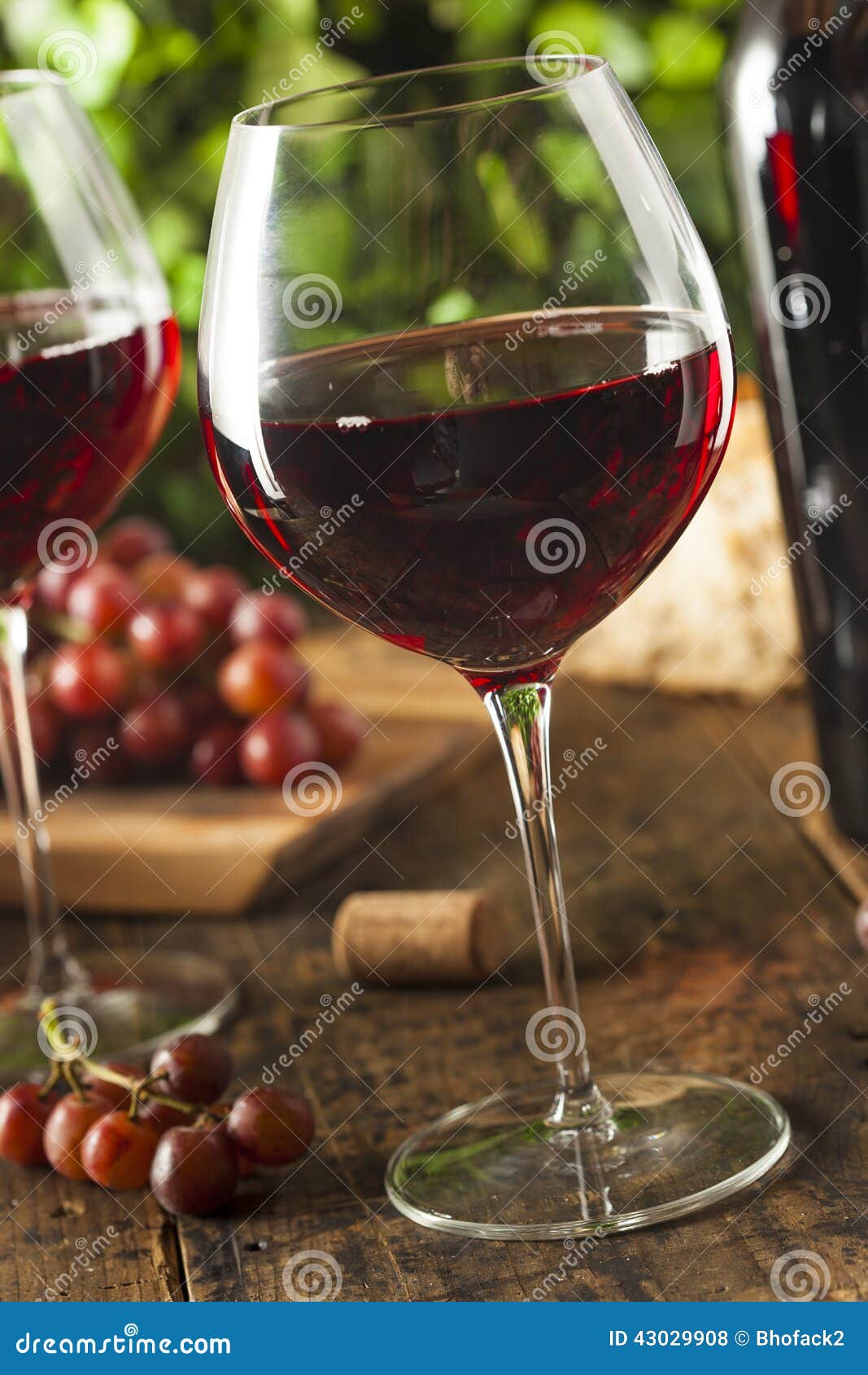 Refreshing Red Wine in a Glass Stock Photo - Image of grape, swirl ...