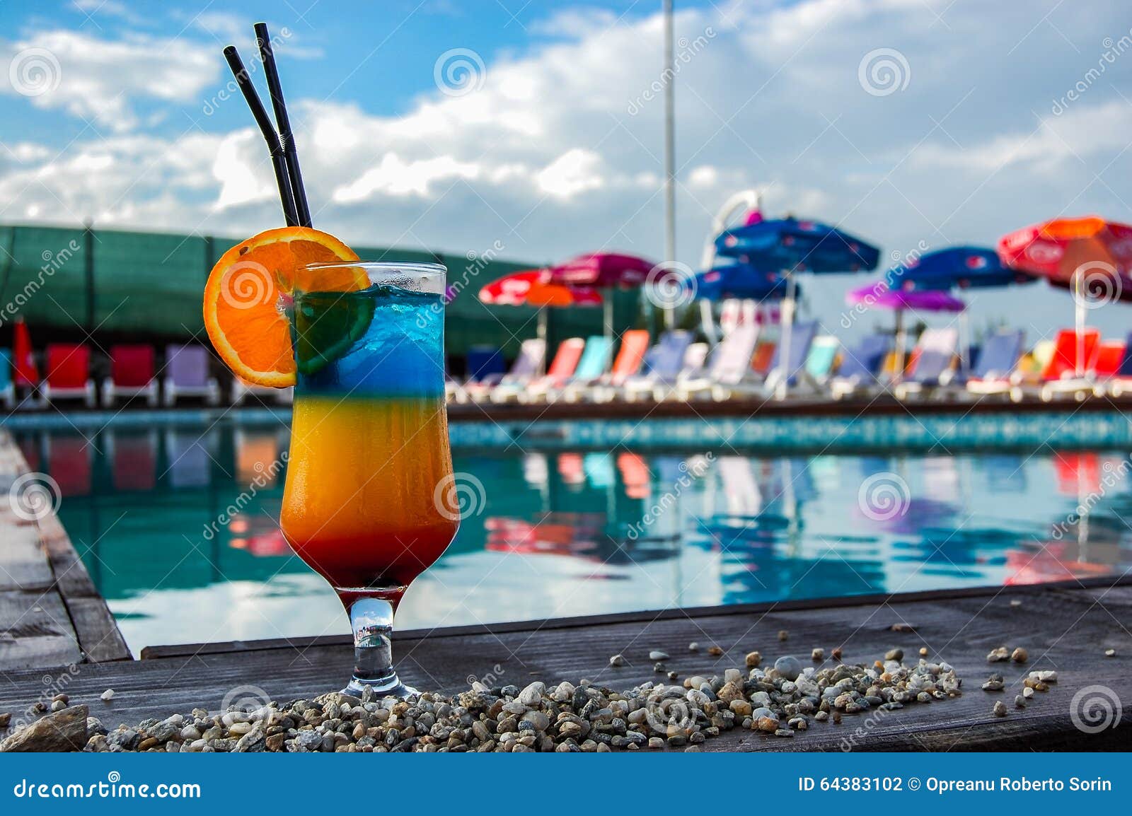 Refreshing stock photo. Image of outdoor, drinks, sand - 64383102