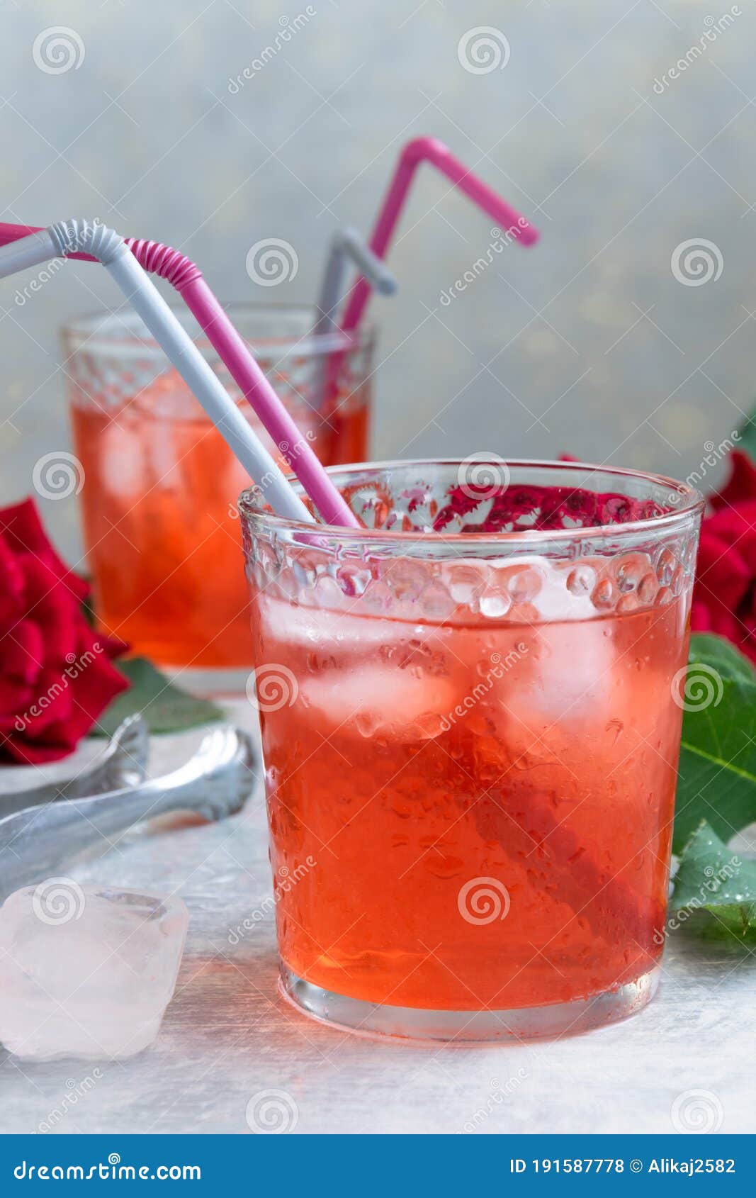 Refreshing Rose Drink, Oriental Herbal Beverage Stock Photo - Image of ...