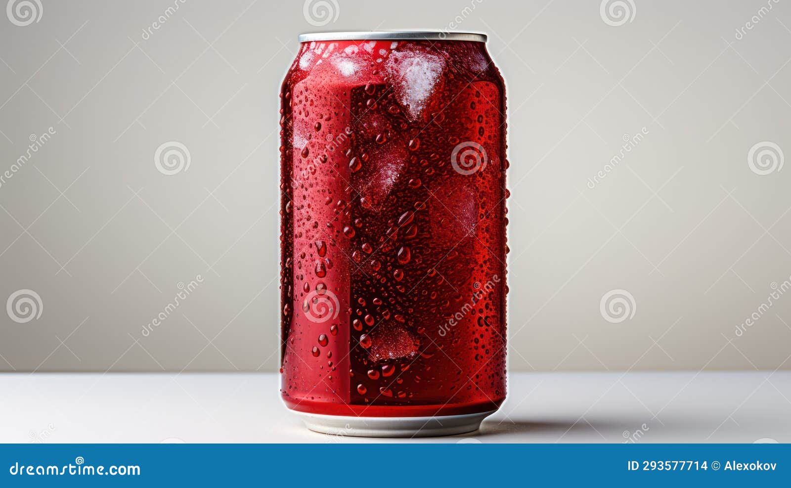 Refreshing Soda on White Background AI Generated Stock Illustration - Illustration of generative ...