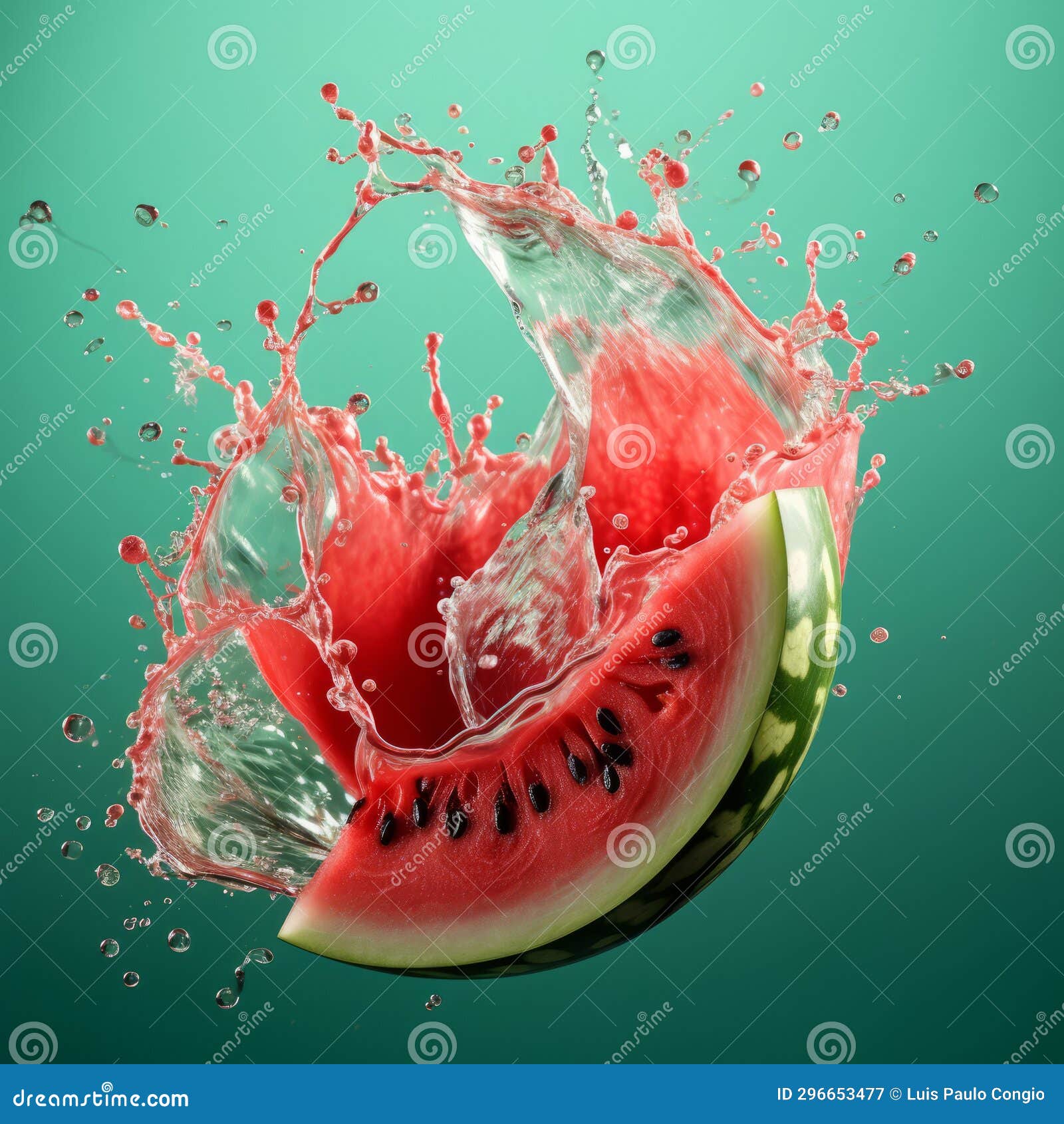 A Refreshing Splash of Summer Stock Image - Image of summertime ...