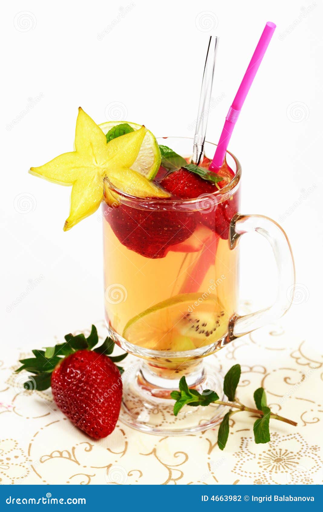 Refreshing tea stock photo. Image of breakfast, pleasure - 4663982