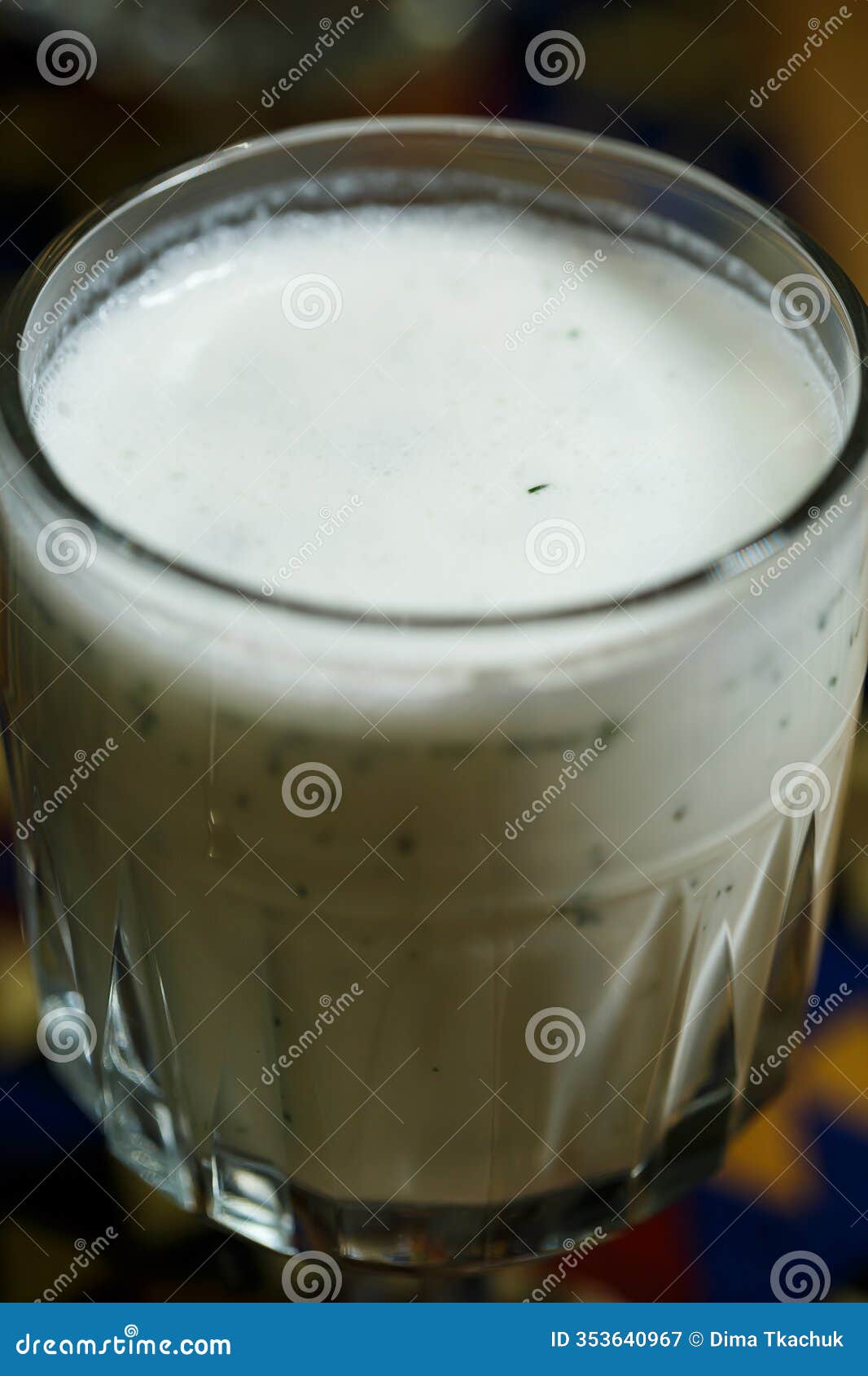 Refreshing Turkish Drink Ayran Stock Image - Image of healthy, luxury ...