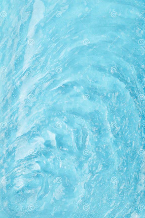 Refreshing Turquoise Flowing Water with Ripples and Gentle Movement Creating Patterns Stock ...
