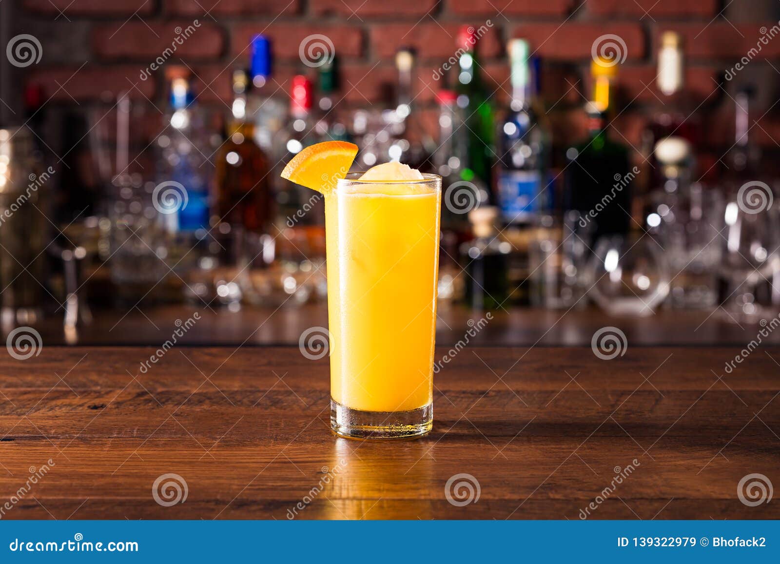 Refreshing Vodka OJ Screwdriver Cocktail Stock Image - Image of food ...