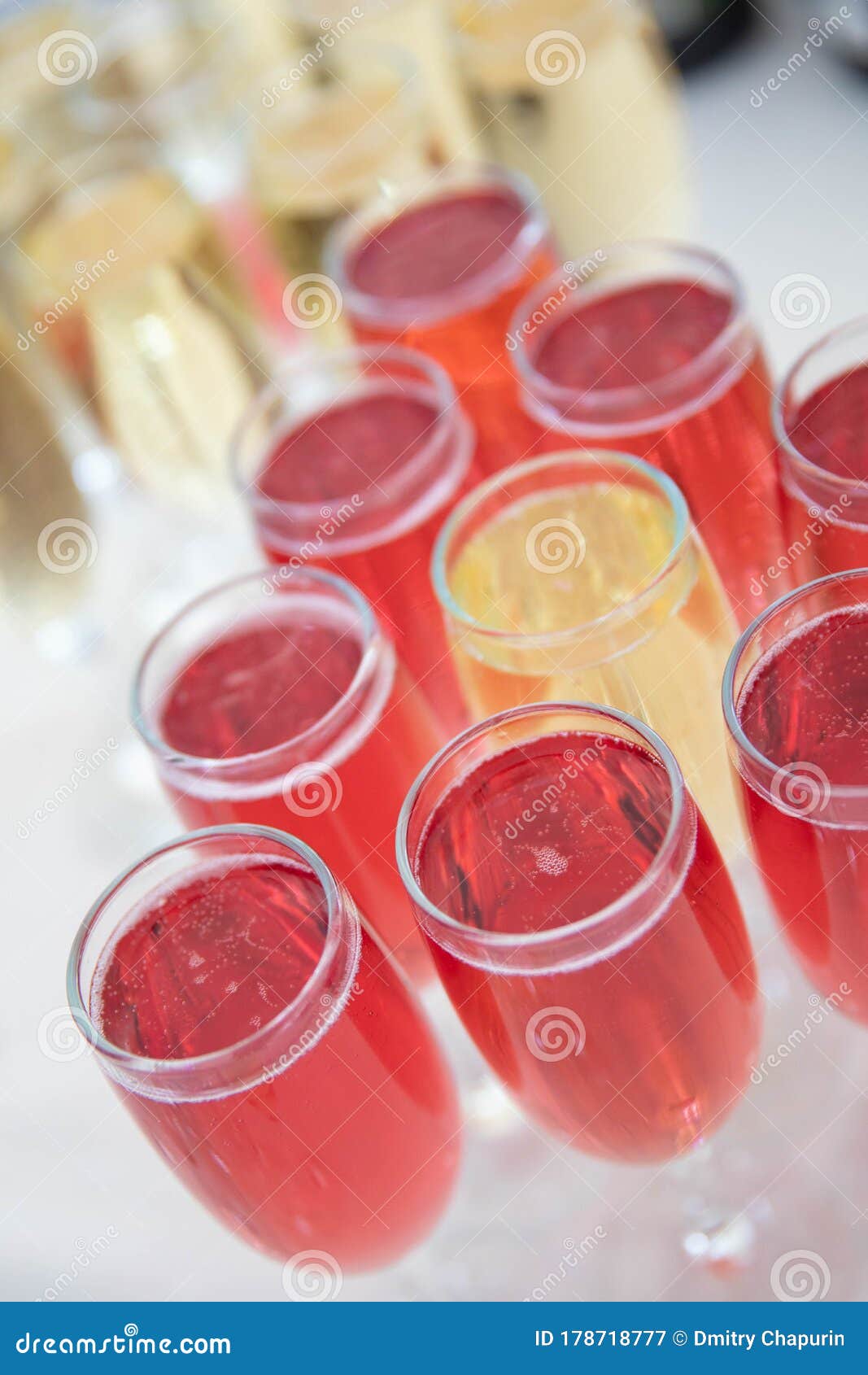 Refreshing White Wine in a Glass on a Background Stock Image - Image of ...