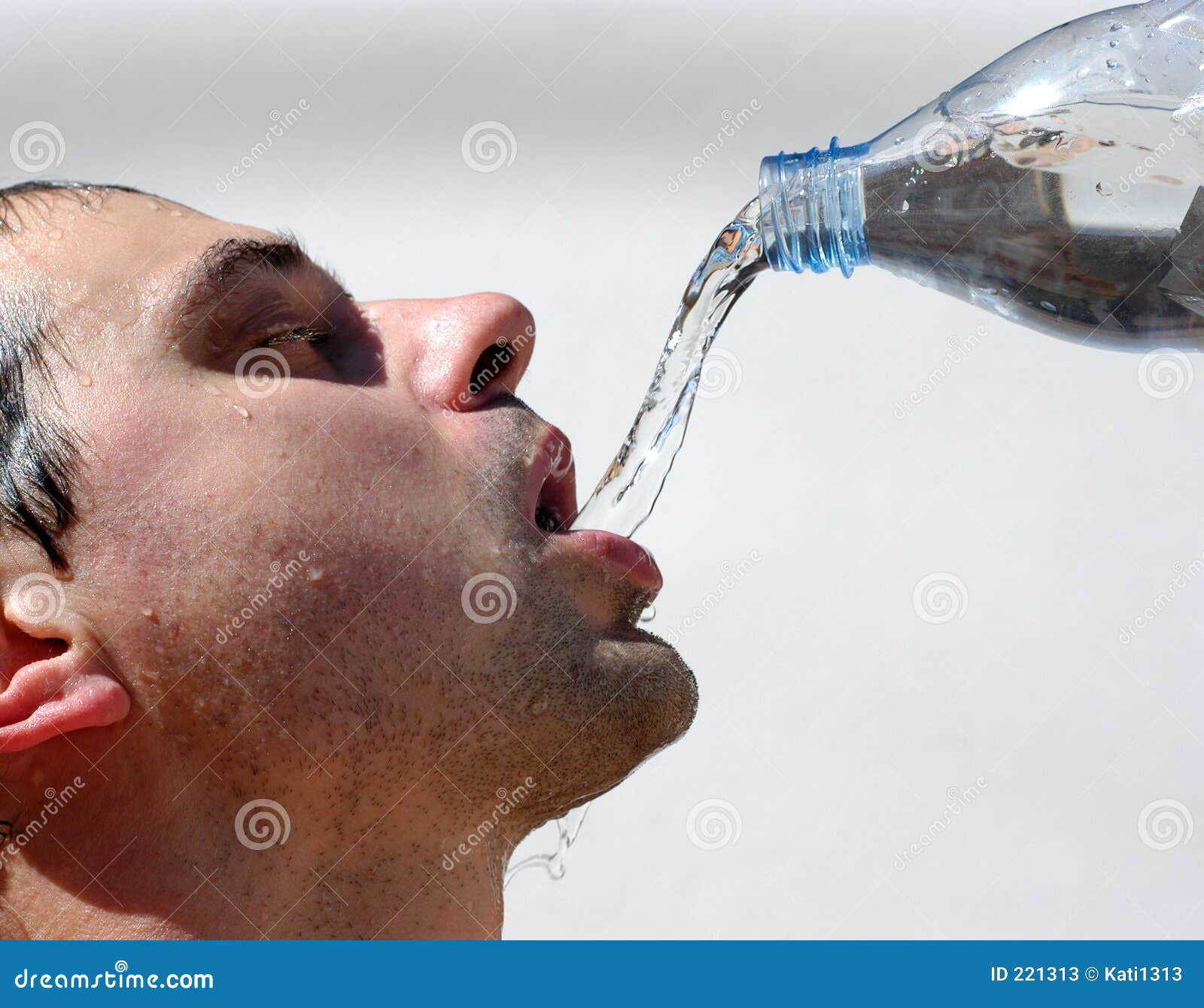 Refreshment stock image. Image of person, sports, face - 221313
