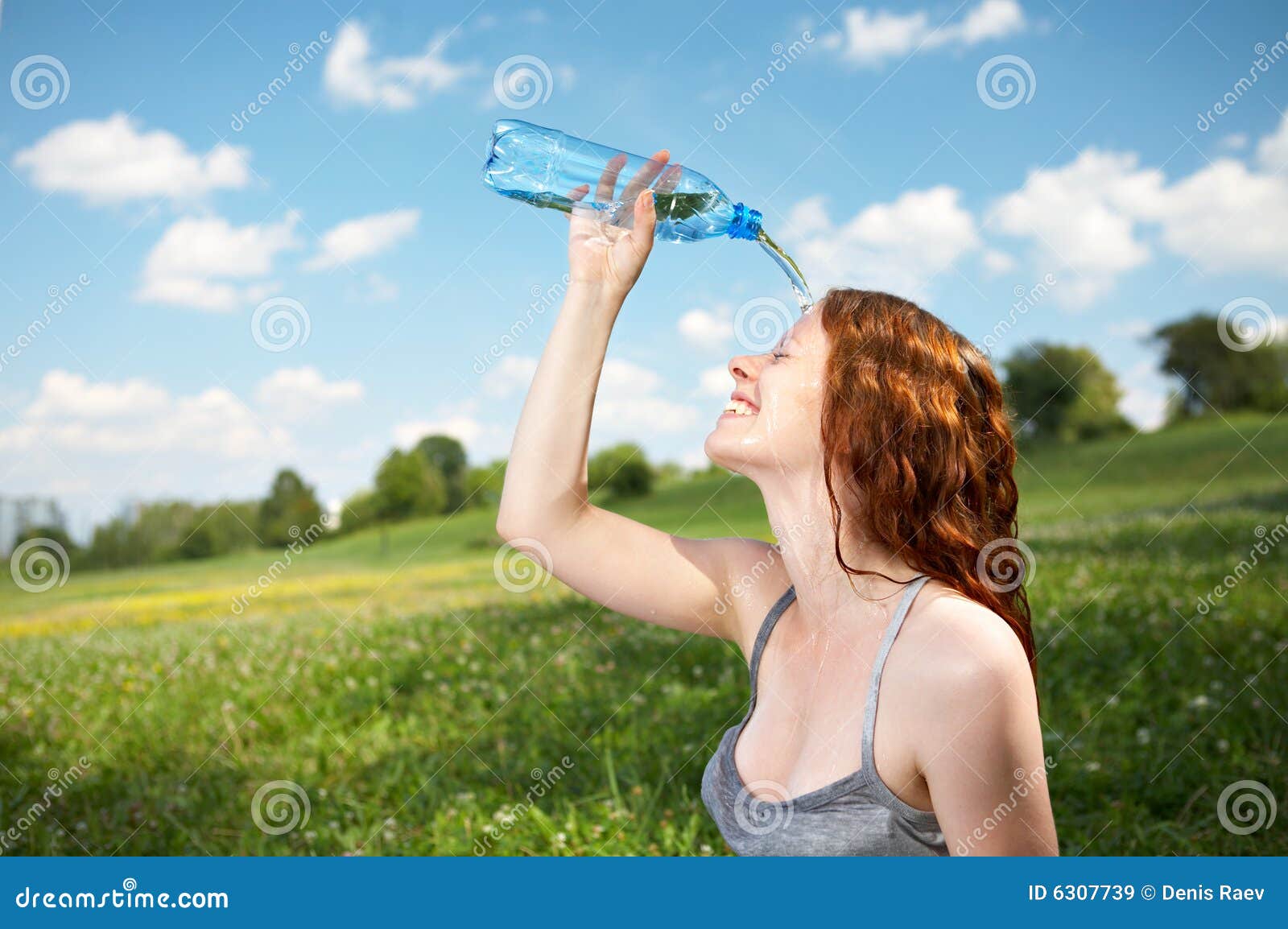 Refreshment stock image. Image of face, summer, green - 6307739