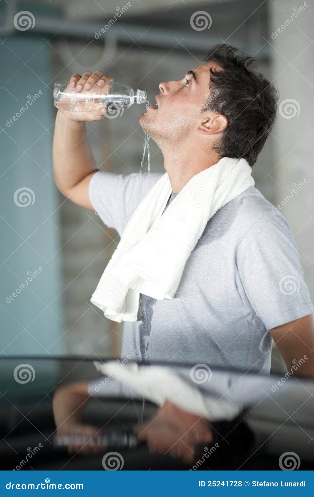 Refreshment after Sport Training Stock Photo - Image of lifestyles ...