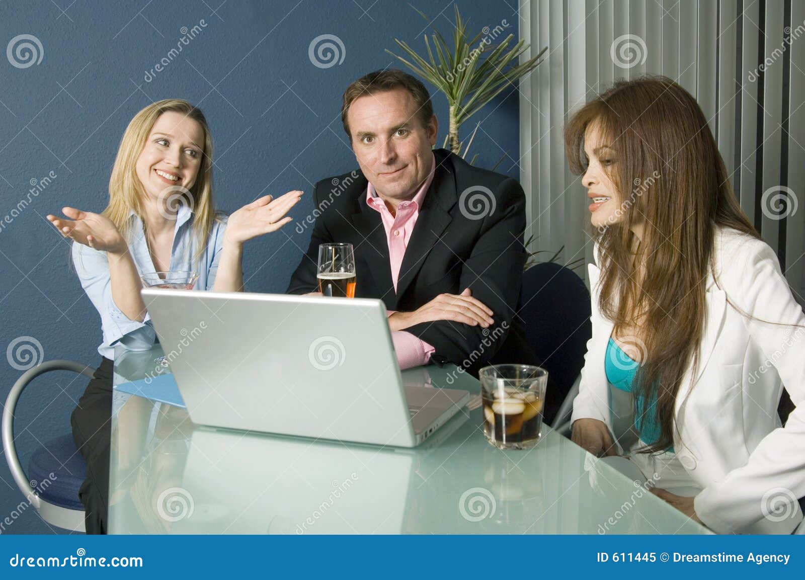 Refreshments break stock image. Image of information, corporate - 611445