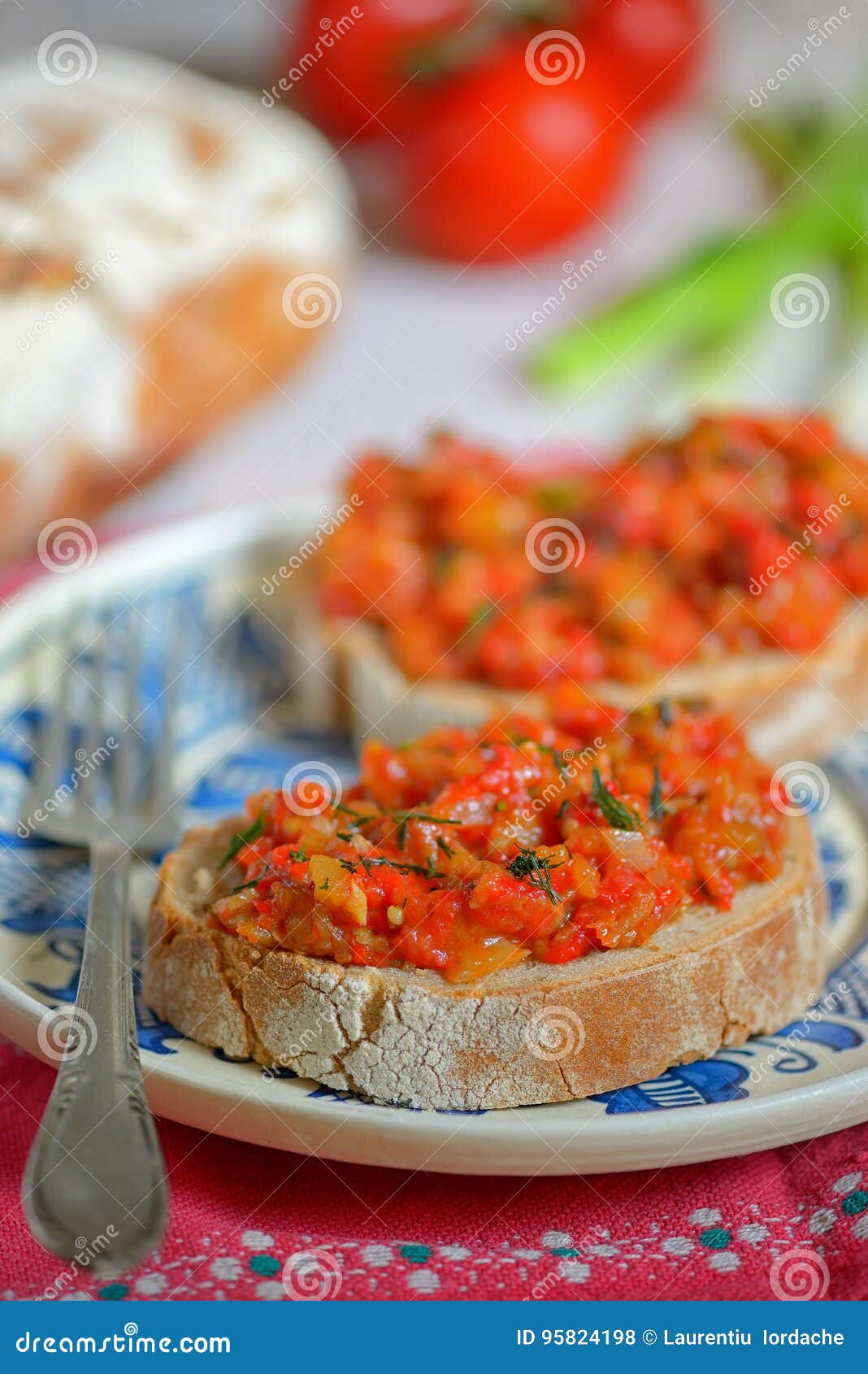 Refreshments Traditional Food Stock Photo - Image of dish, ceramic ...