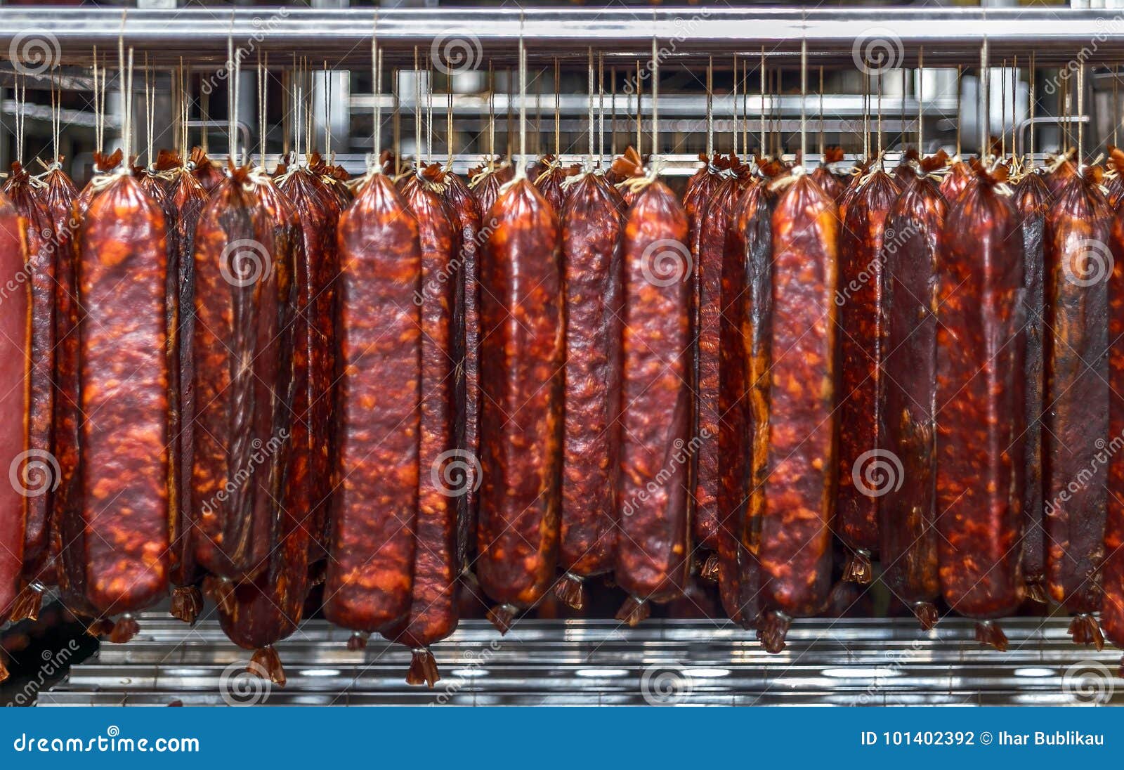 Refrigerated Warehouse for Storing Meat and Sausage Products Stock ...