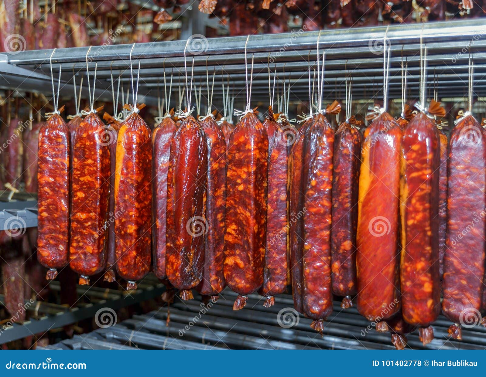 Refrigerated Warehouse for Storing Meat and Sausage Products Editorial ...