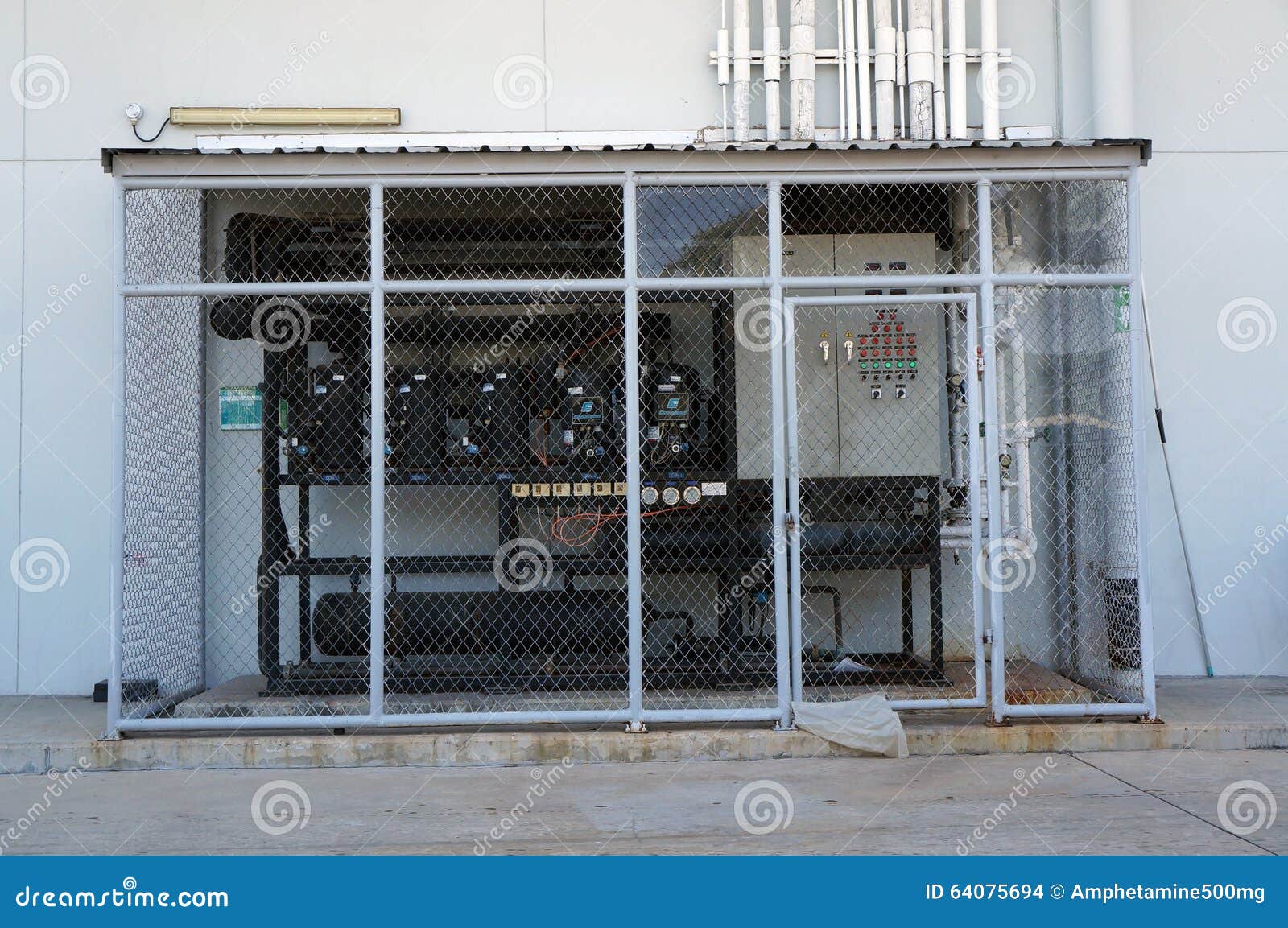 Refrigeration Compressor Rack Systems Editorial Stock Image - Image of ...