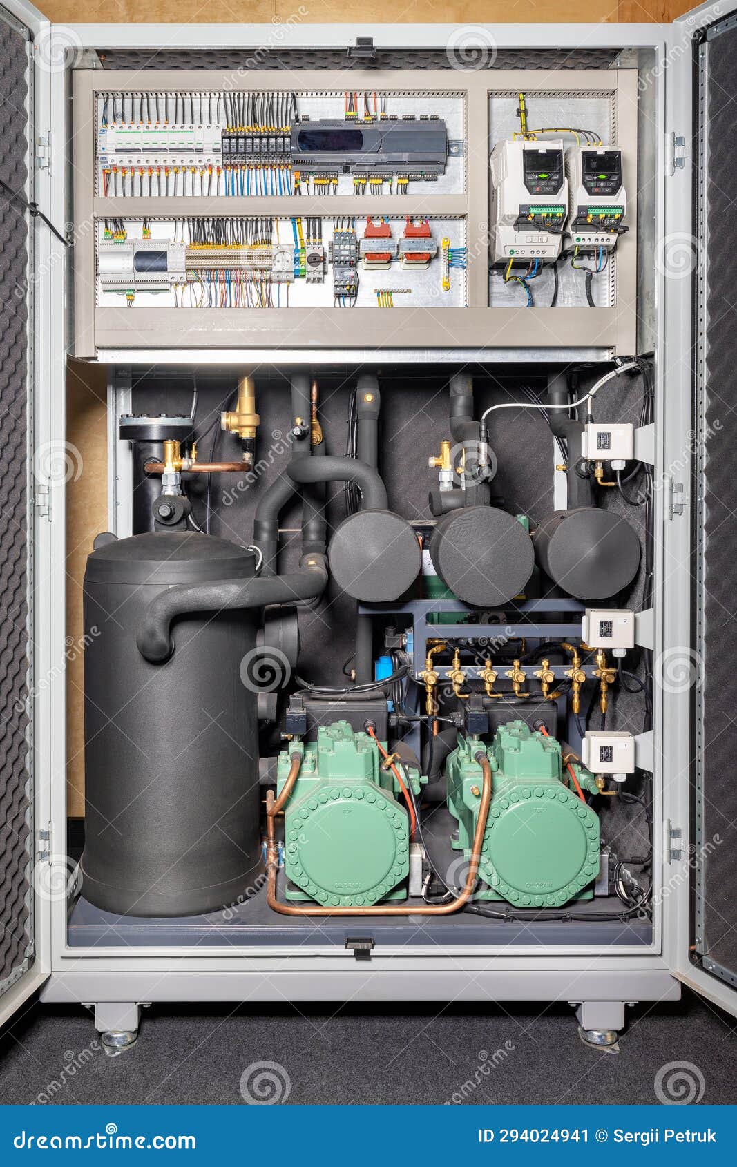 Refrigeration Equipment of a Compressor-condenser Station with an ...
