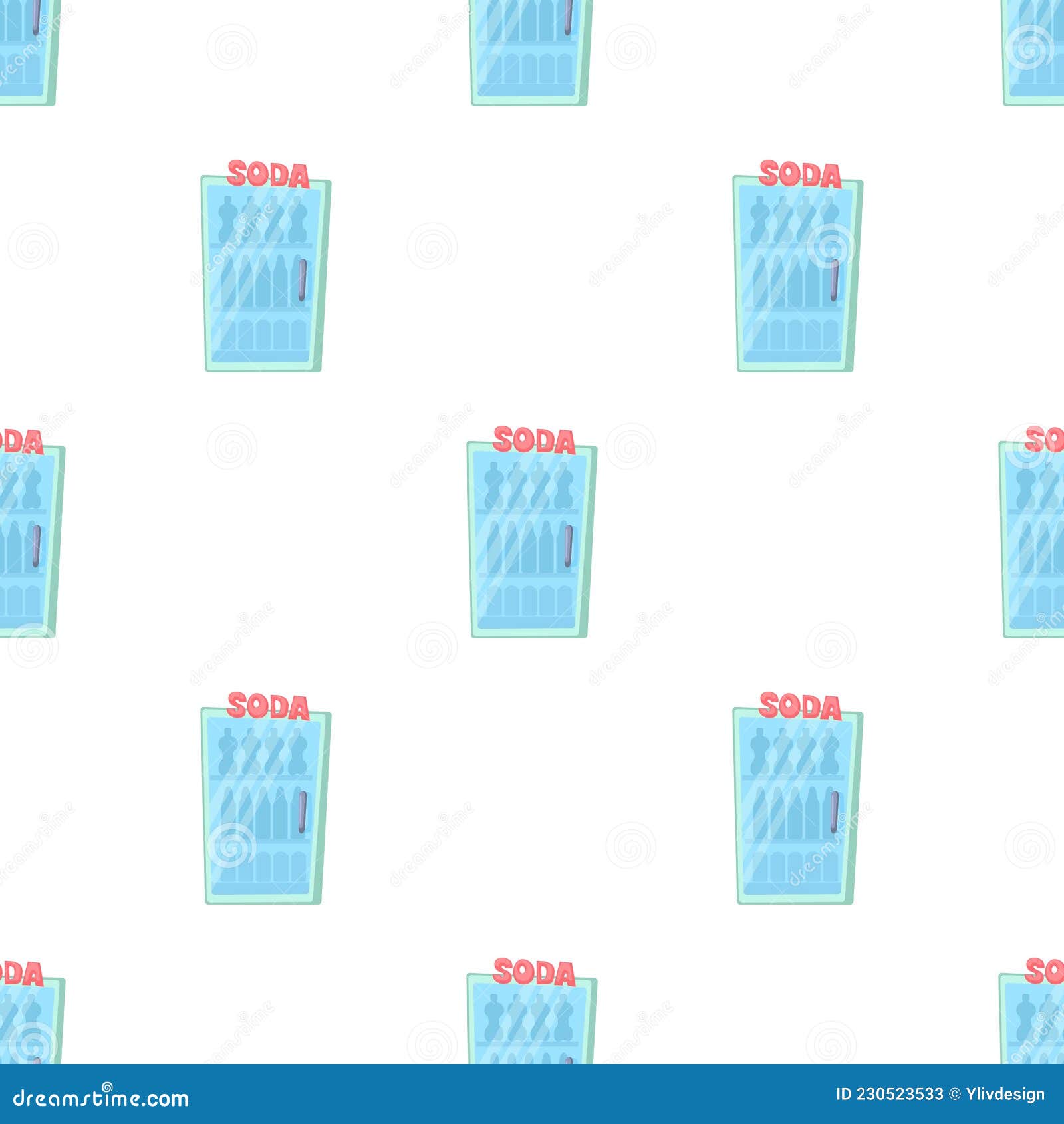 Refrigeration Pattern Seamless Vector Stock Vector - Illustration of ...