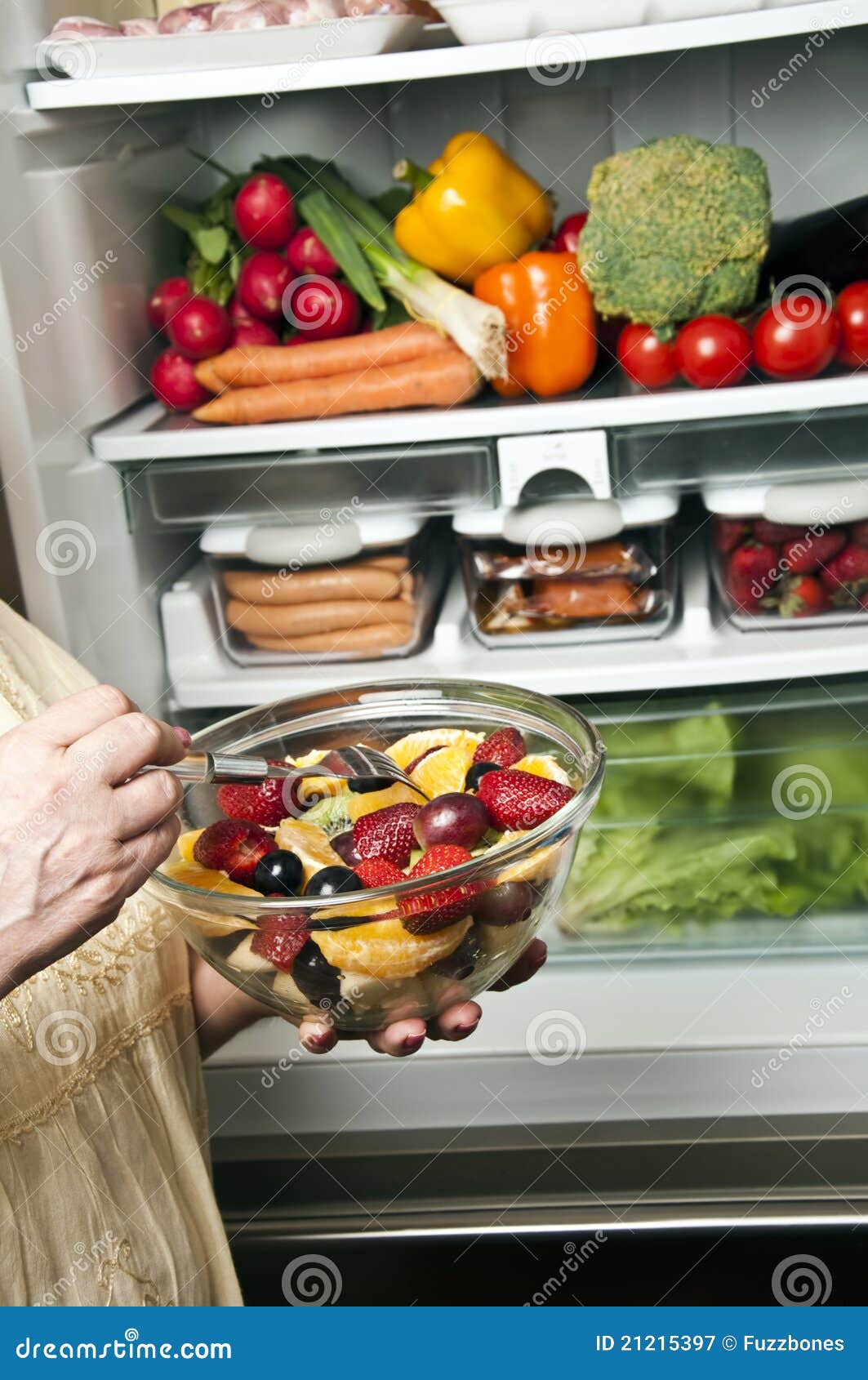 Refrigerator stock image. Image of lunch, fridge, fresh - 21215397