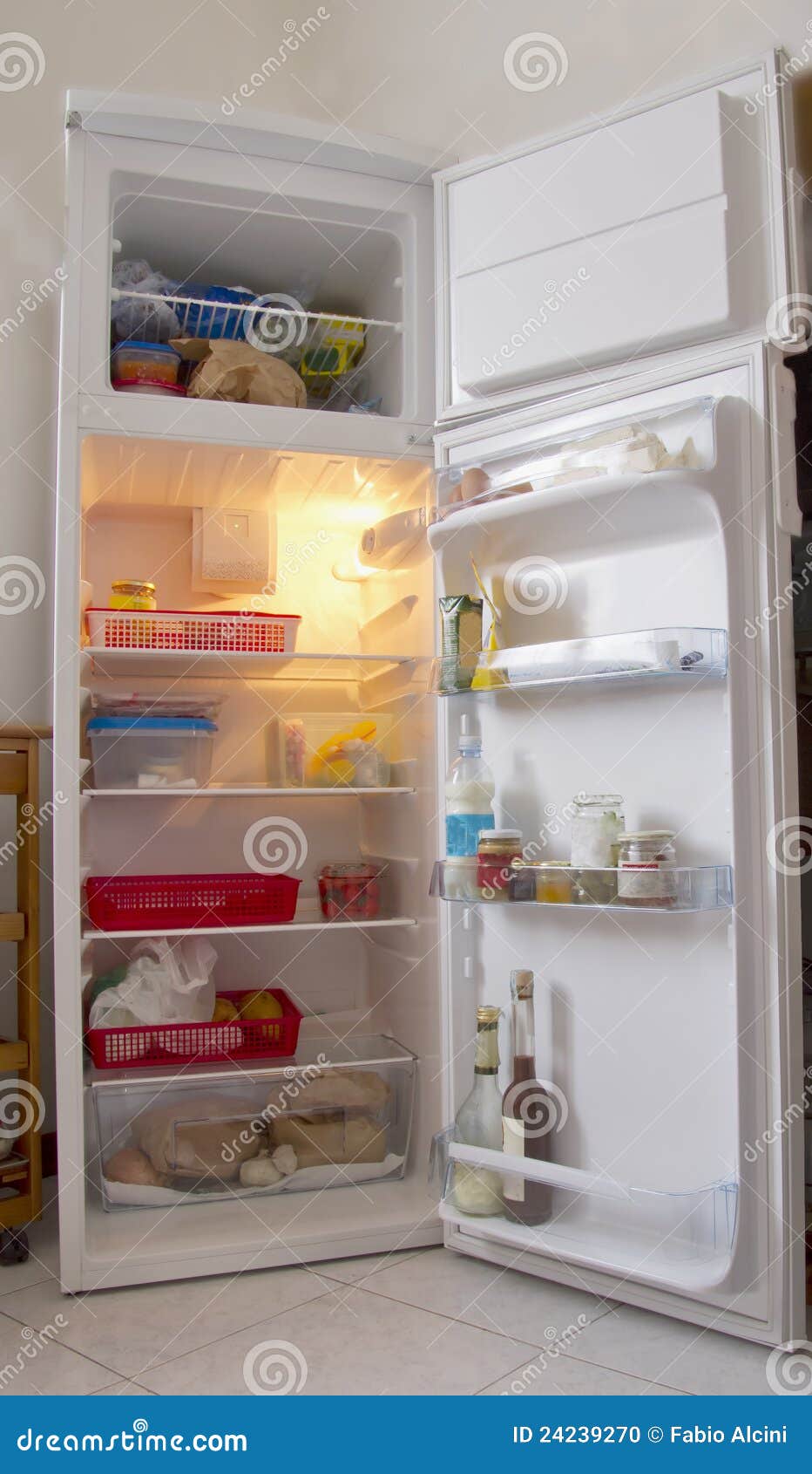 Refrigerator stock photo. Image of cold, frig, electric - 24239270