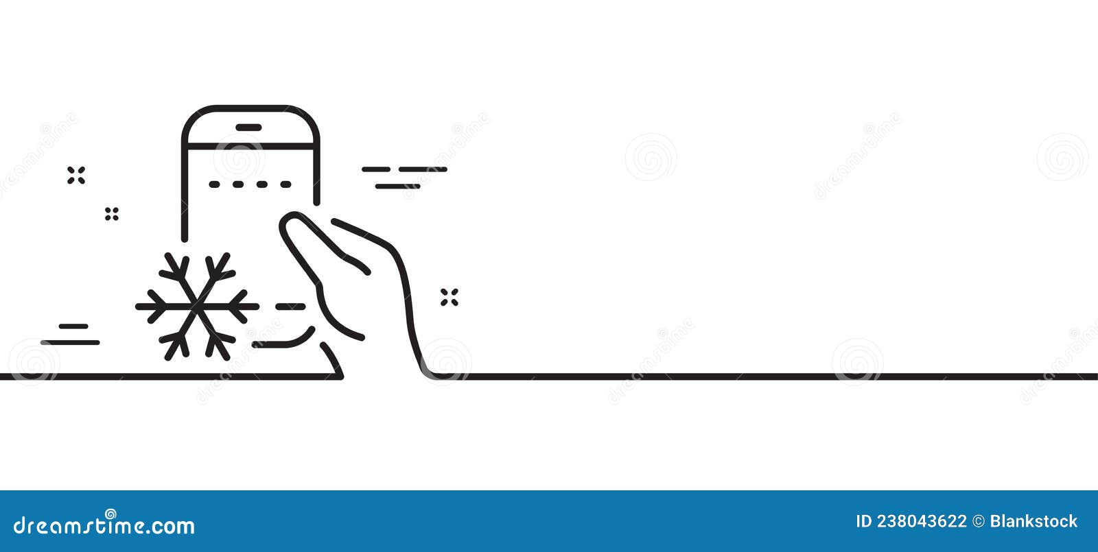 Refrigerator App Line Icon. Fridge Mobile Application Sign. Minimal ...