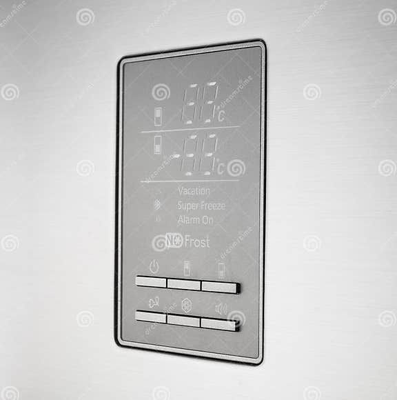Refrigerator Control Panel stock image. Image of technology - 102476269
