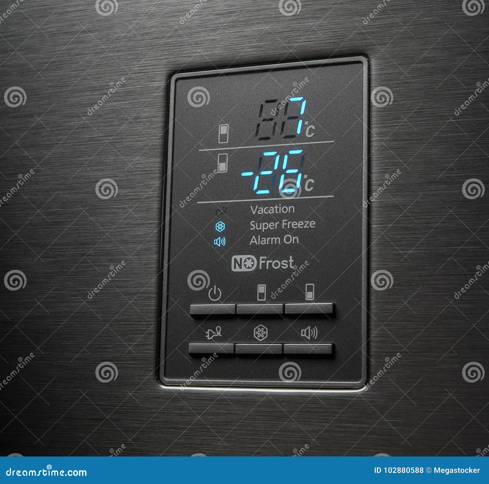 Refrigerator Control Panel stock photo. Image of industry - 102880588