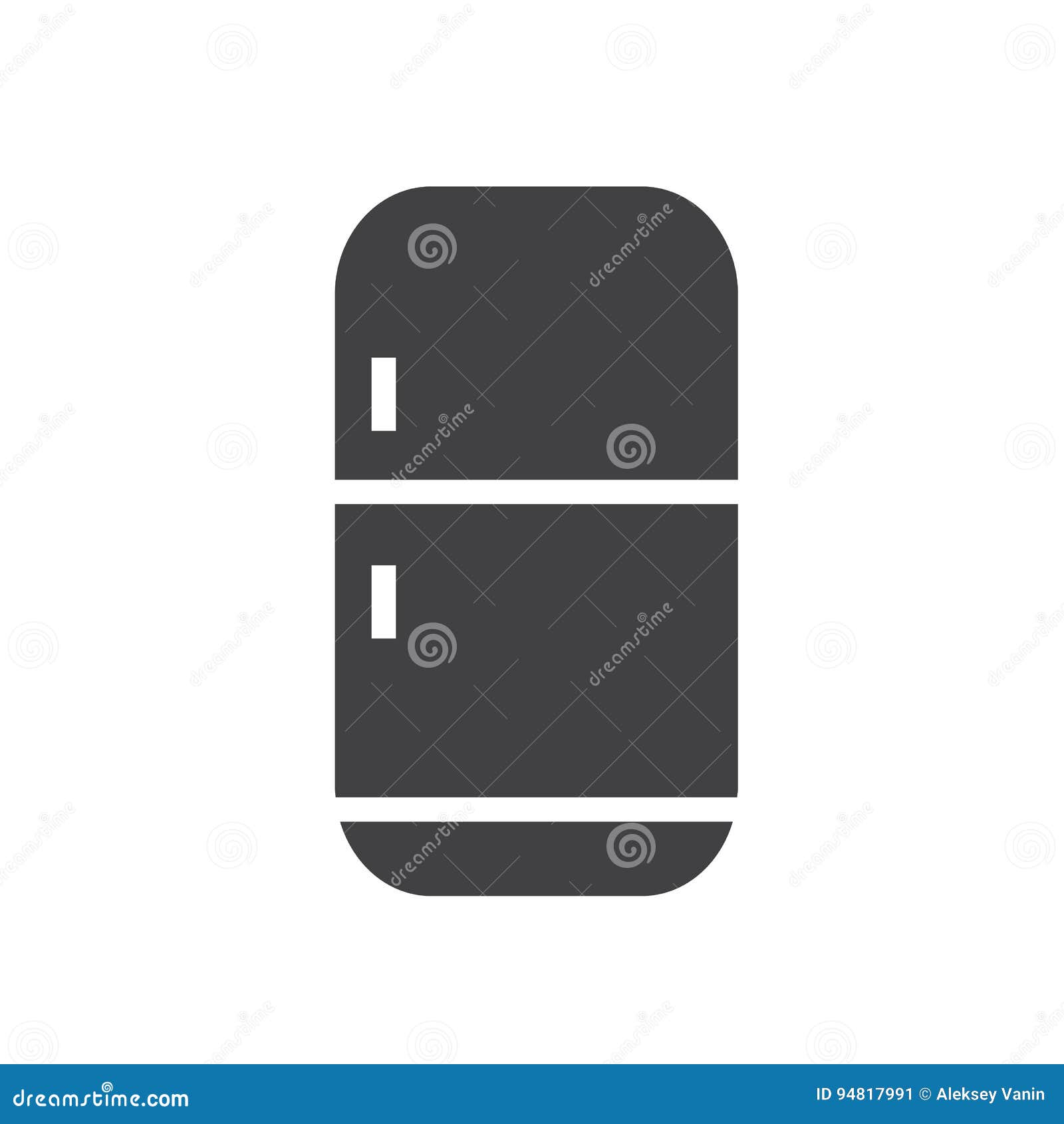 Refrigerator Icon, Filled Flat Sign, Solid Glyph Pictogram Stock Vector ...