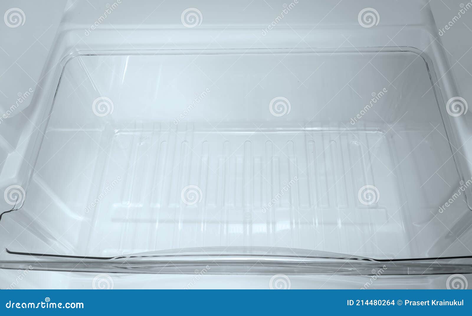 Refrigerator Open Empty Fridge Inside Interior. Close Up on Empty ...