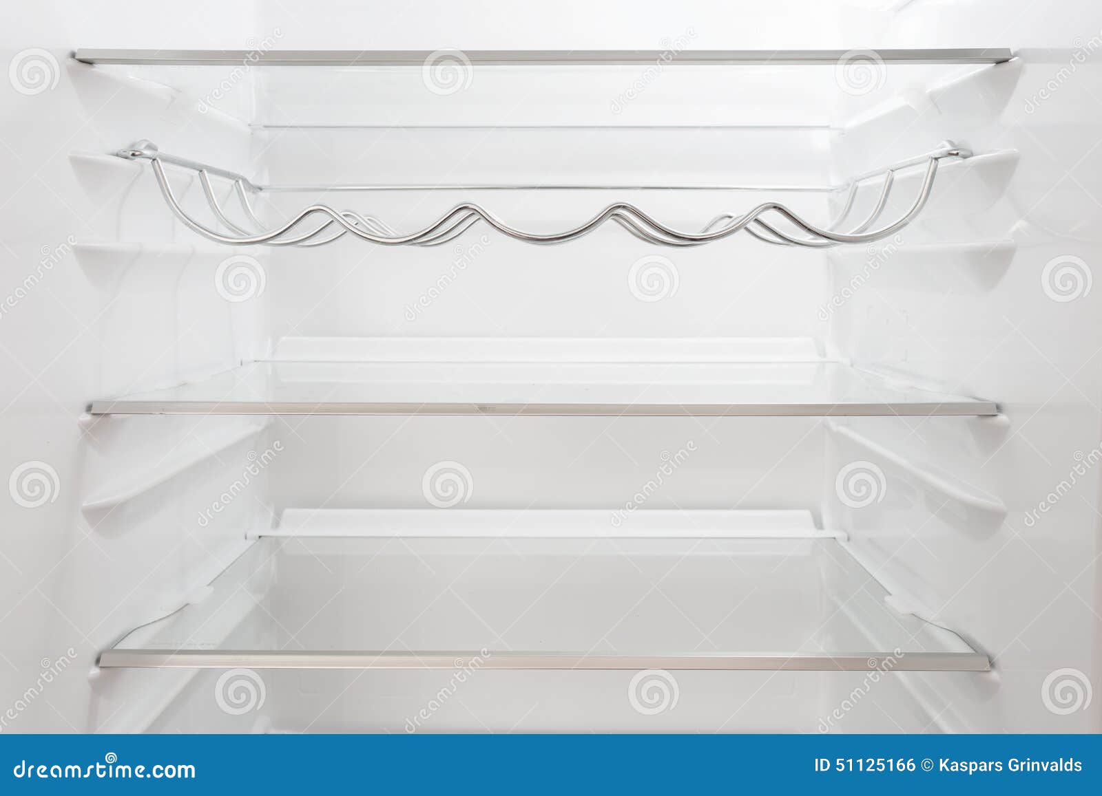 Refrigerator S Empty Shelves Stock Photo - Image of electric, open ...