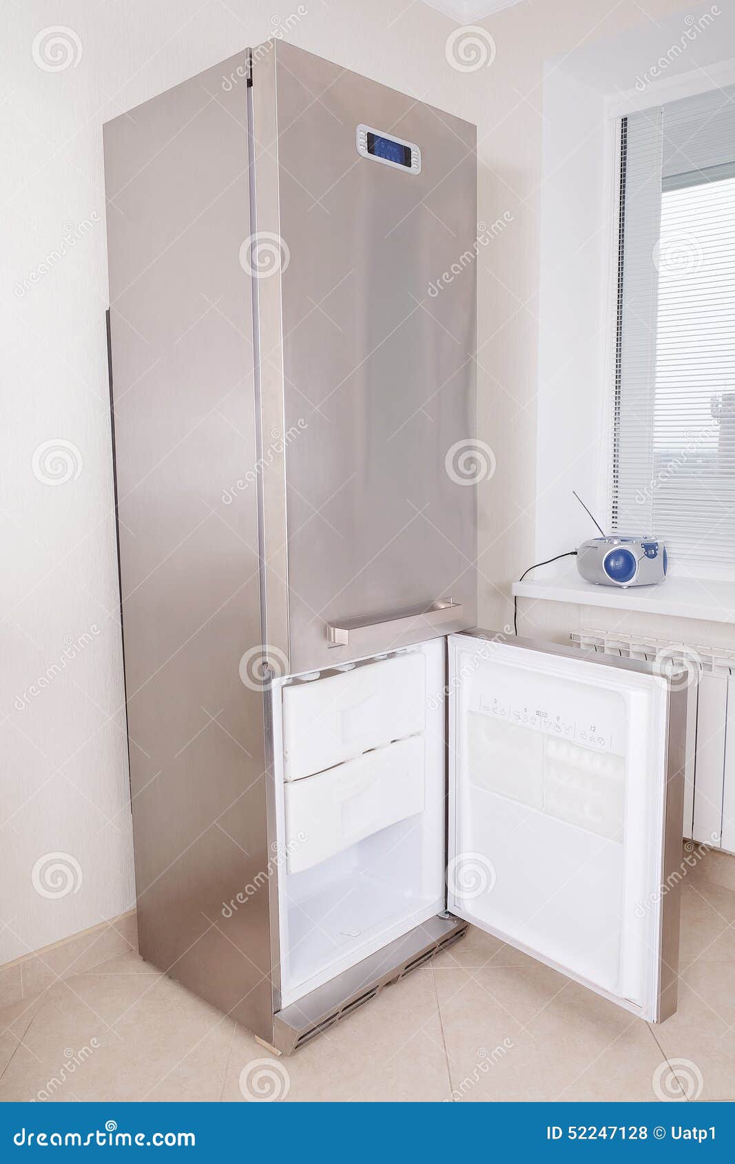 Refrigerator stock photo. Image of background, cooler - 52247128