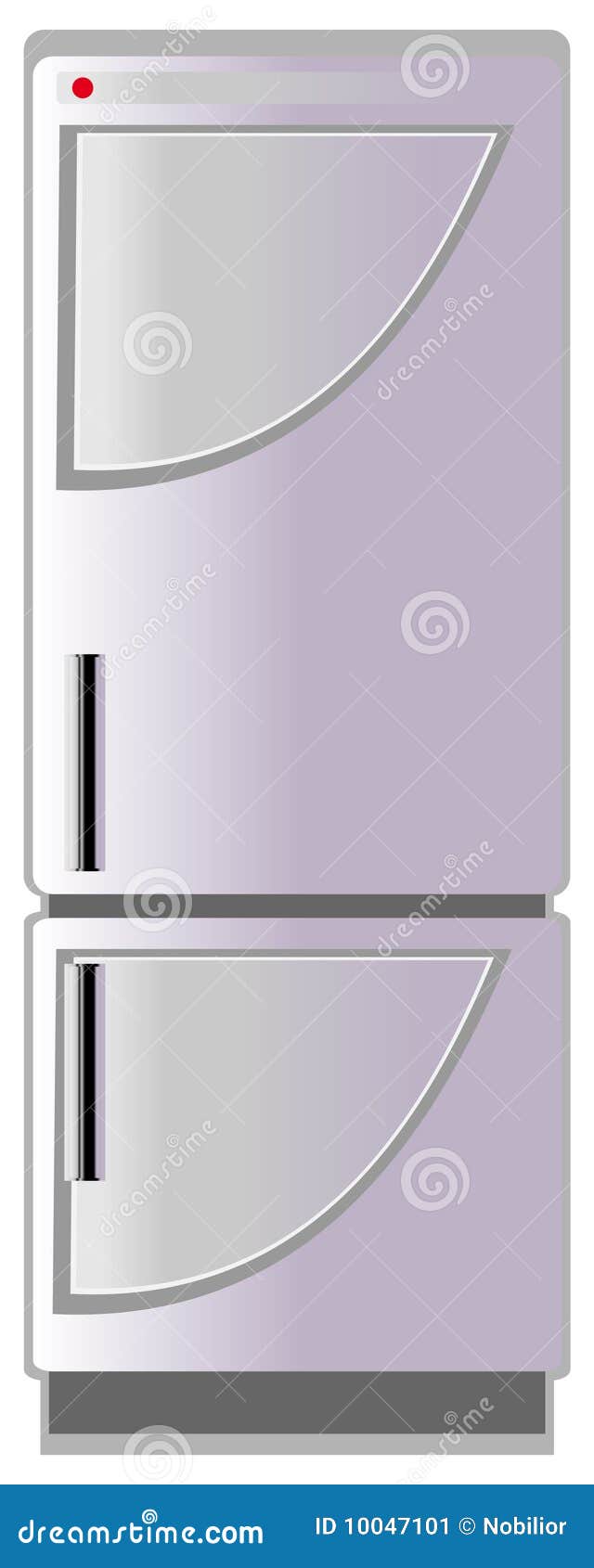 Refrigerator, Vector Illustration Stock Vector - Illustration of ...