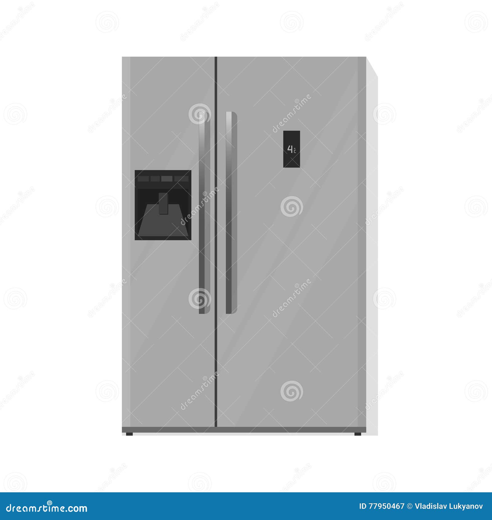 Refrigerator Vector Icon Isolated On Transparent Background ...