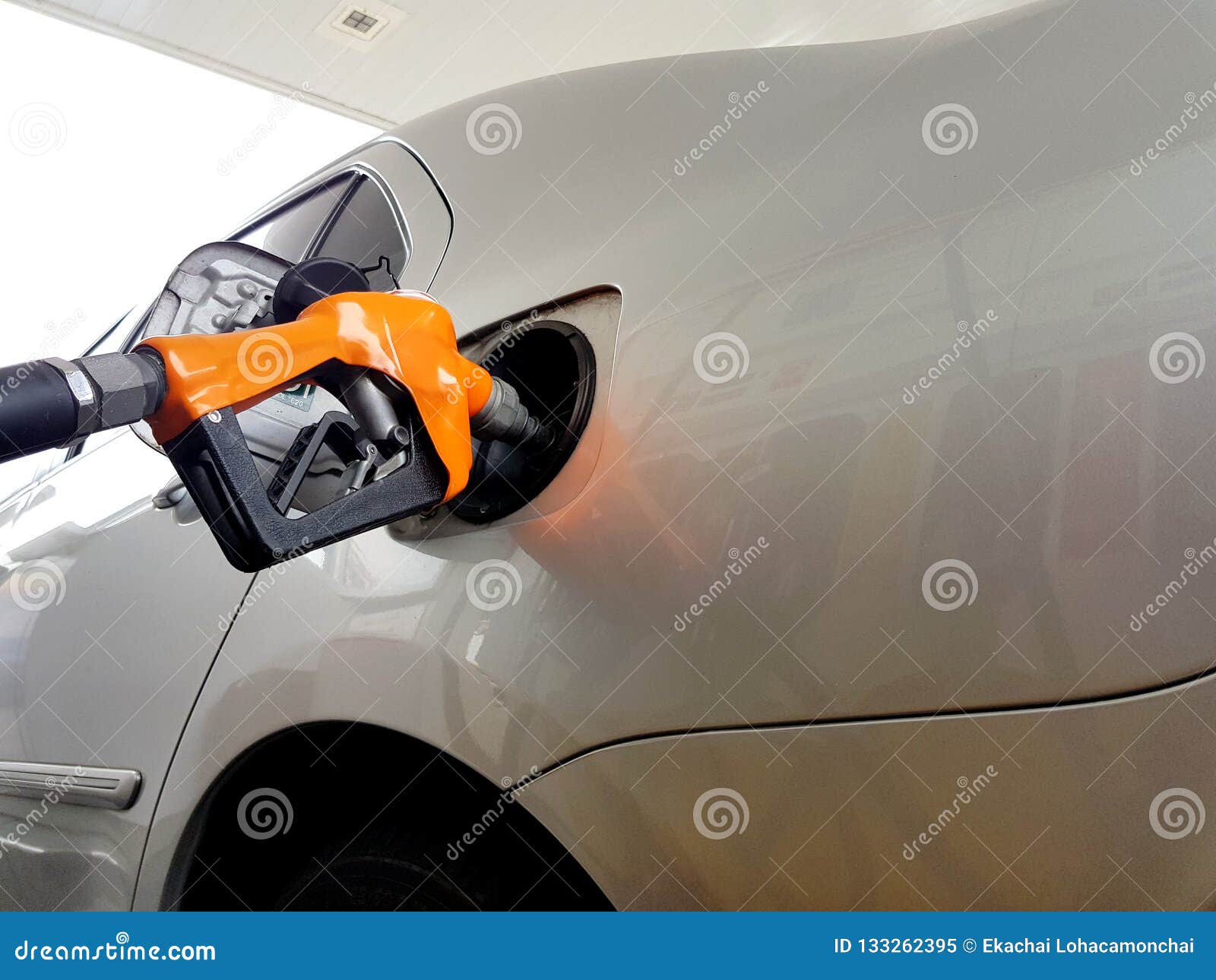 Refuel the car stock image. Image of lever, land, fossil - 133262395