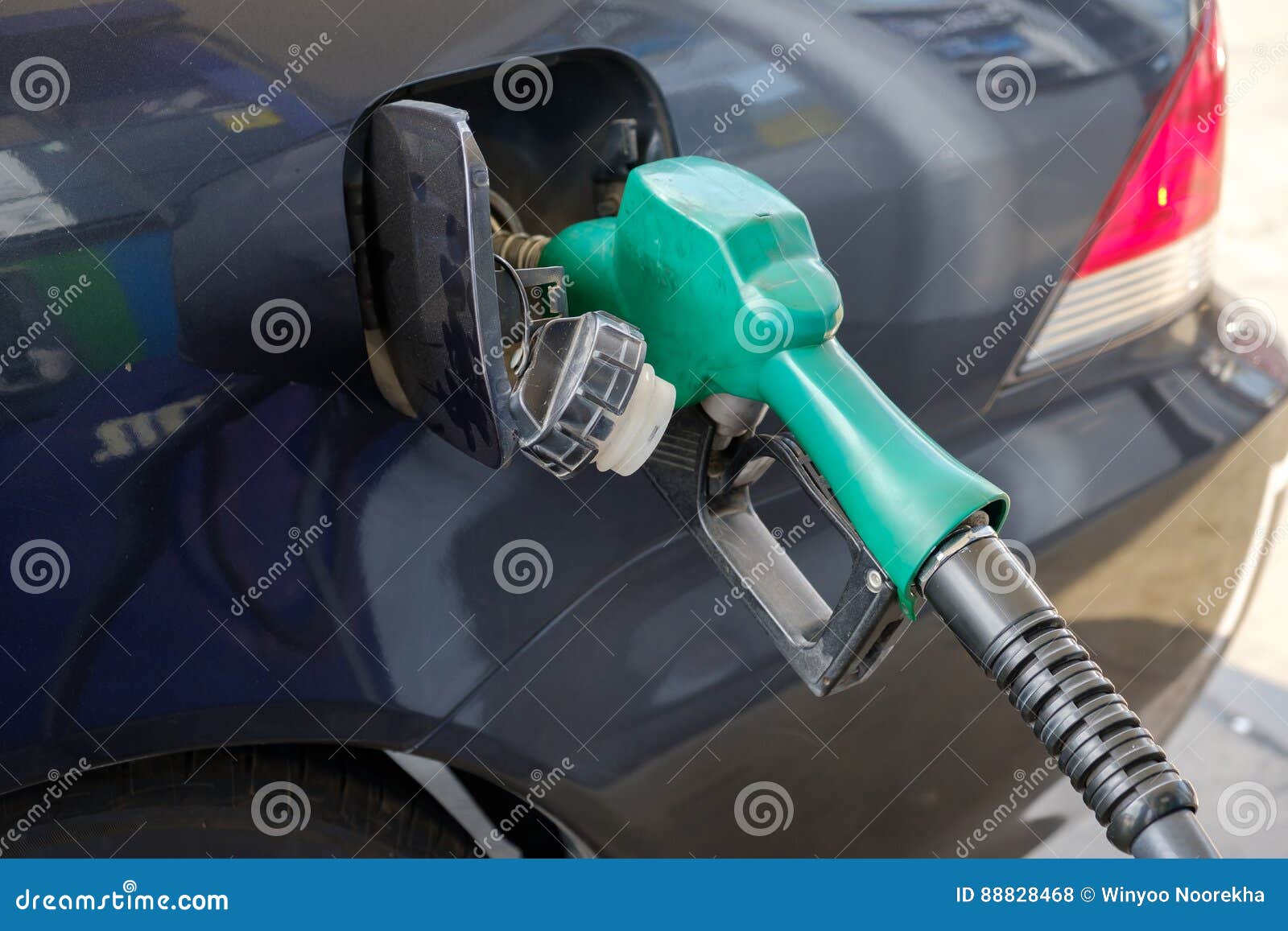 Refueling in car. stock photo. Image of parts, petroleum - 88828468