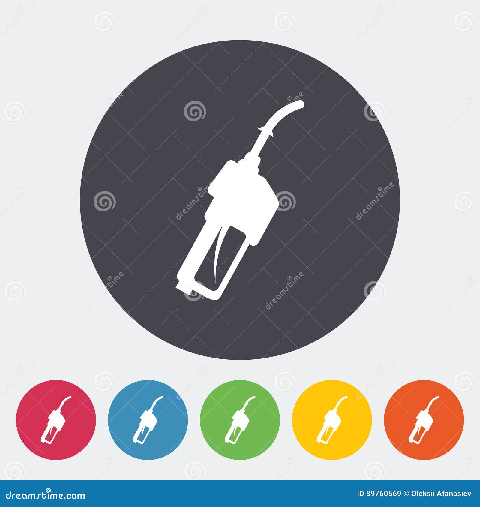 Refueling nozzle icon. stock vector. Illustration of energy - 89760569