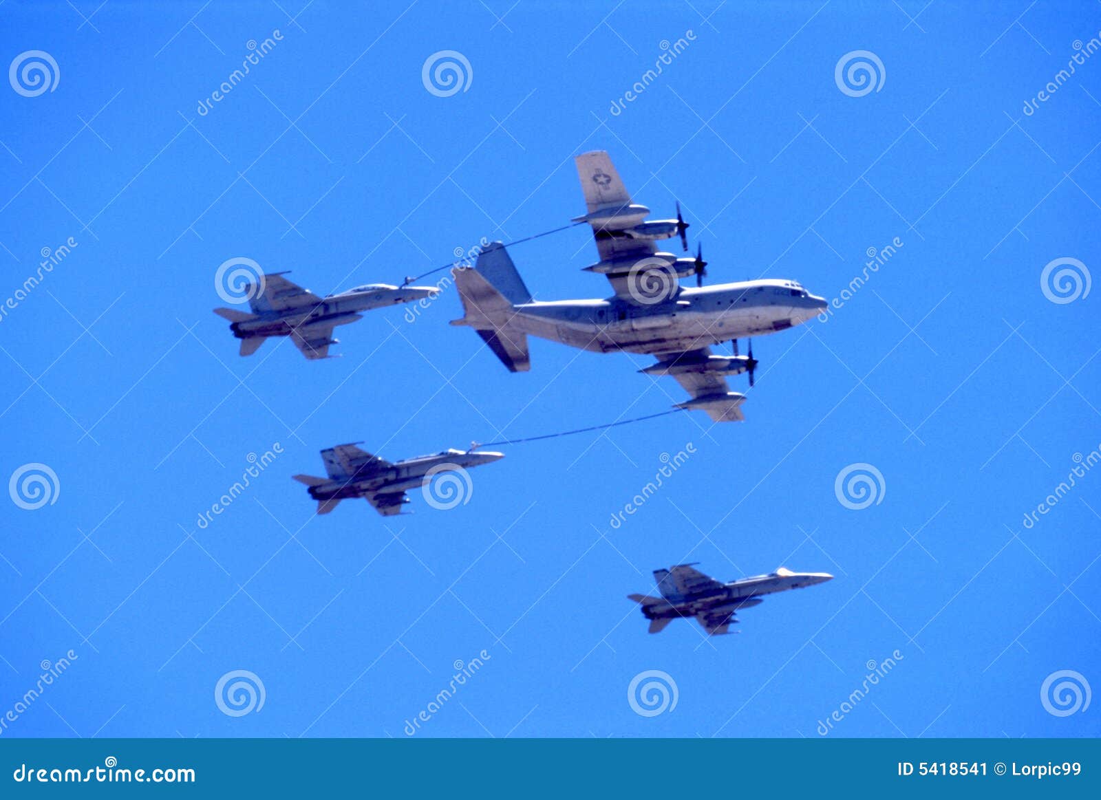 Refueling plane stock image. Image of refueling, rear - 5418541