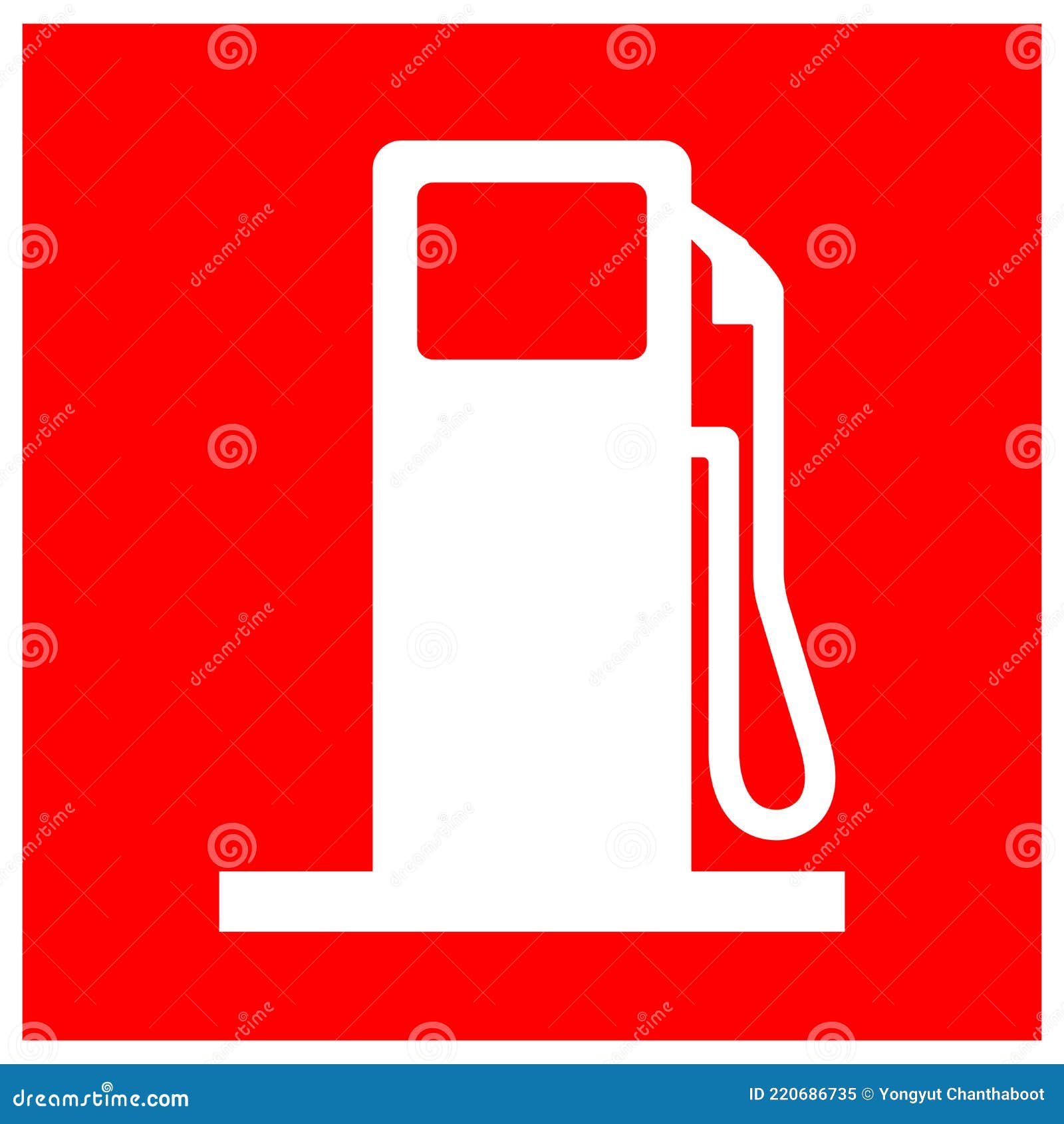 Refuelling Point Symbol Sign, Vector Illustration, Isolate on White ...