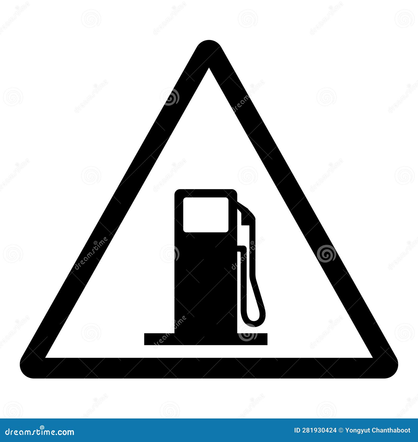 Refuelling Point Symbol Sign, Vector Illustration, Isolate on White ...