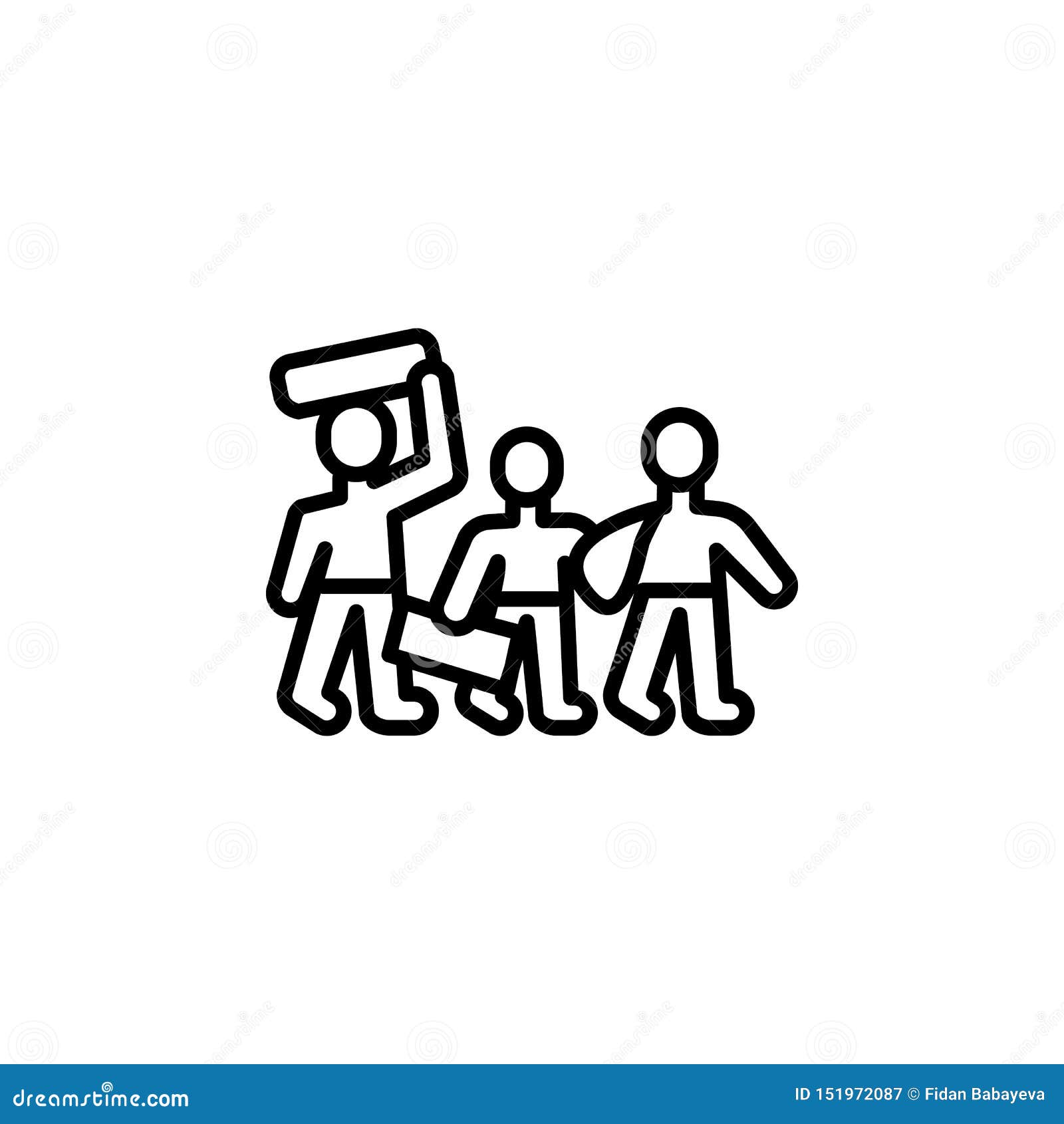Refugee Migration Outline Icon. Element Of Migration Illustration Icon ... Refugee Migration Outline Icon. Element Of Migration Illustration Icon ...
