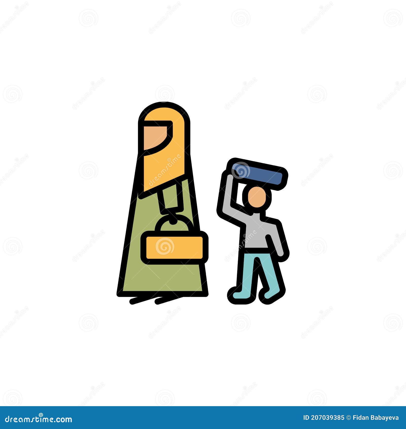 Refugee Migration Outline Icon. Element Of Migration Illustration Icon ... Refugee Migration Outline Icon. Element Of Migration Illustration Icon ...