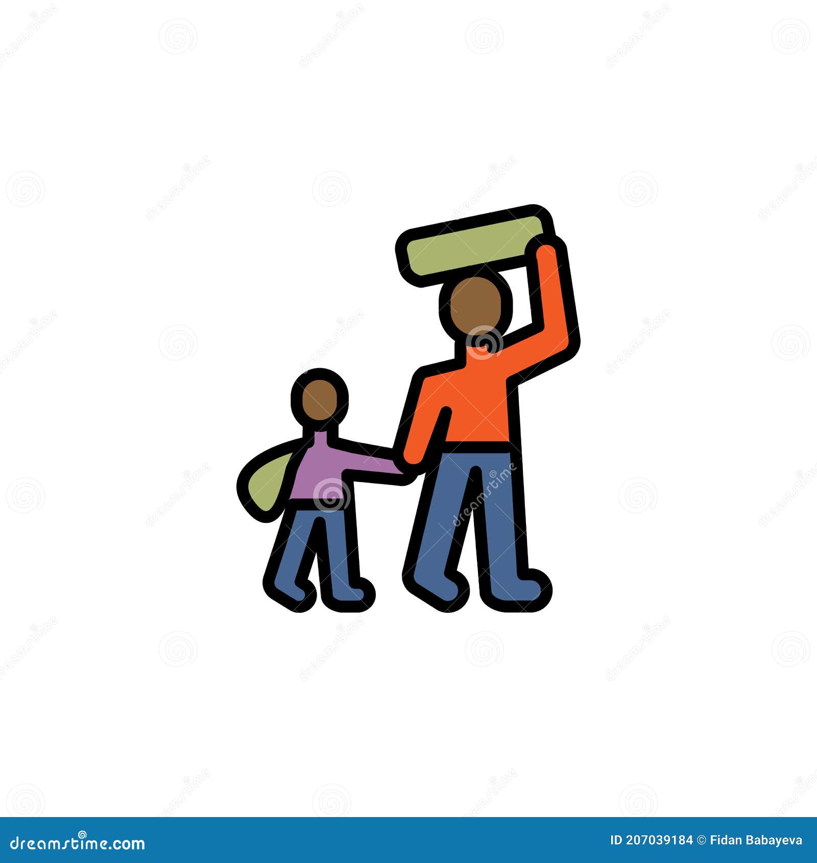 Refugee Migration Outline Icon. Element Of Migration Illustration Icon ... Refugee Migration Outline Icon. Element Of Migration Illustration Icon ...