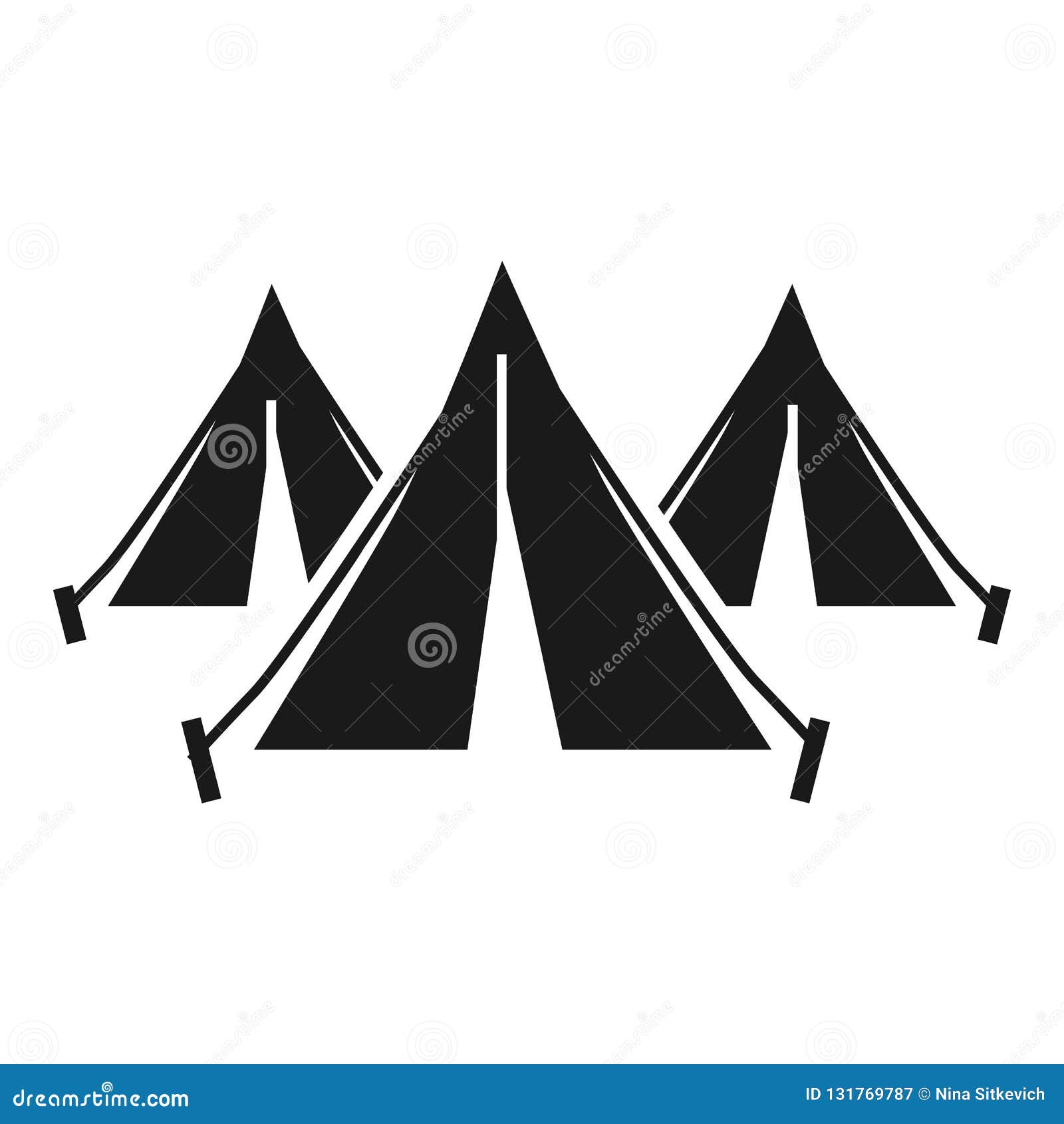 Refugee People Tent Camp Icon, Simple Style Stock Vector - Illustration ... Refugee People Tent Camp Icon, Simple Style Stock Vector - Illustration ...