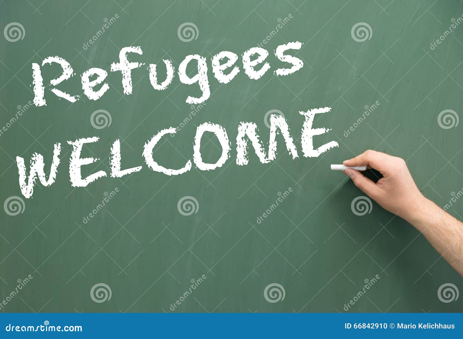 Refugees Welcome stock photo. Image of sign, welfare - 66842910