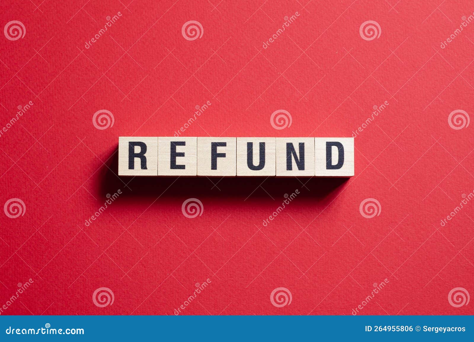 Refund - Word Concept on Cubes Stock Photo - Image of symbol, return ...
