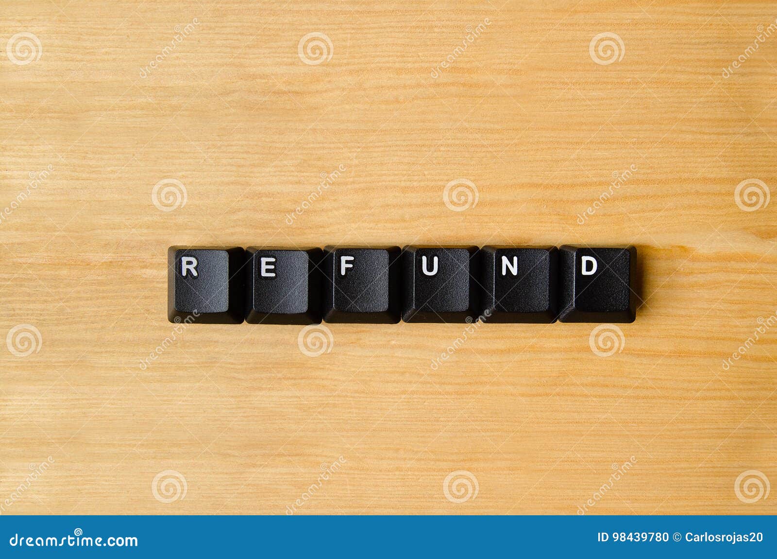 Refund word stock photo. Image of graphic, concept, money - 98439780